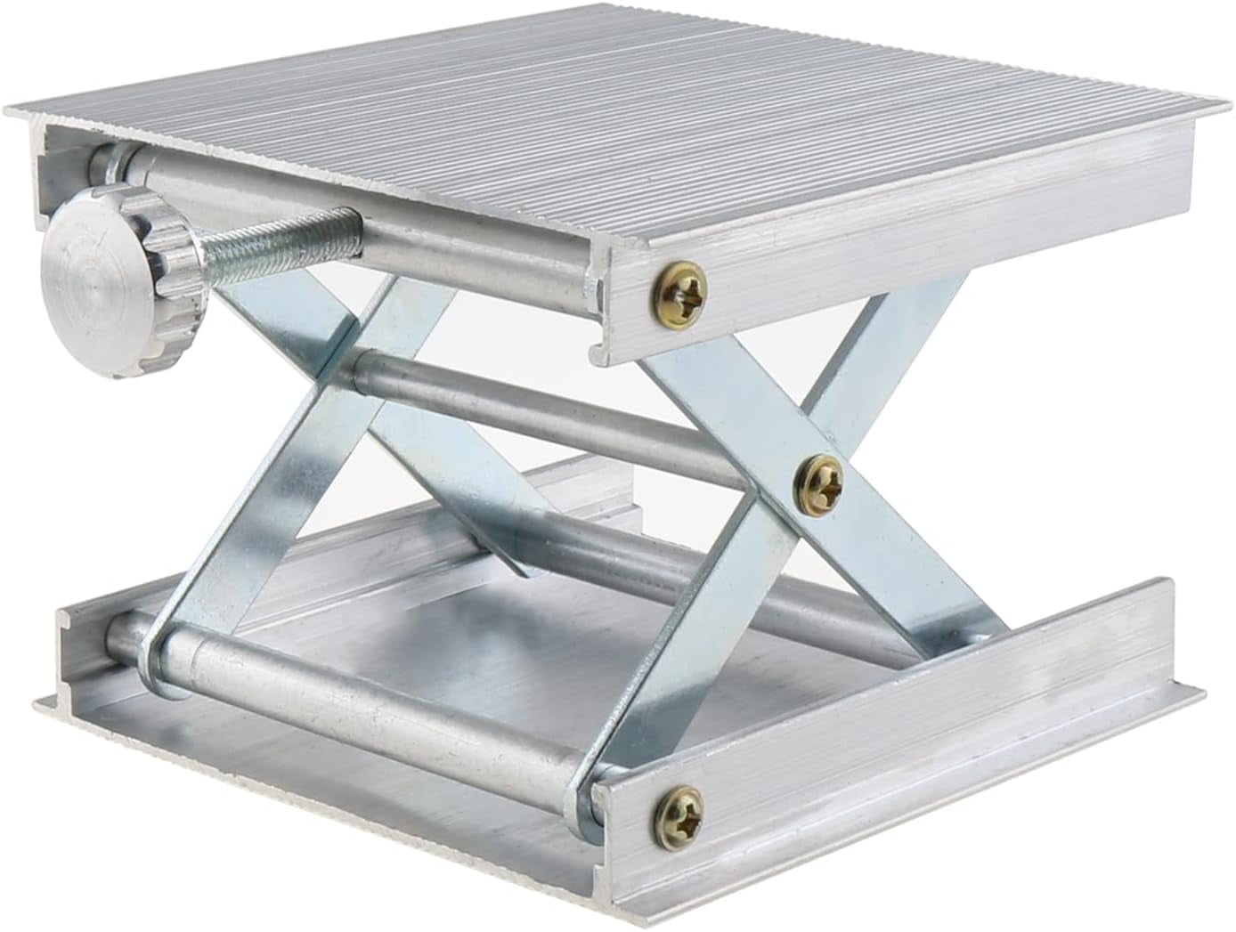 XD2-Adjustable Aluminum Alloy Rack Scissor Lab Lifter Lab Jack Lift ...