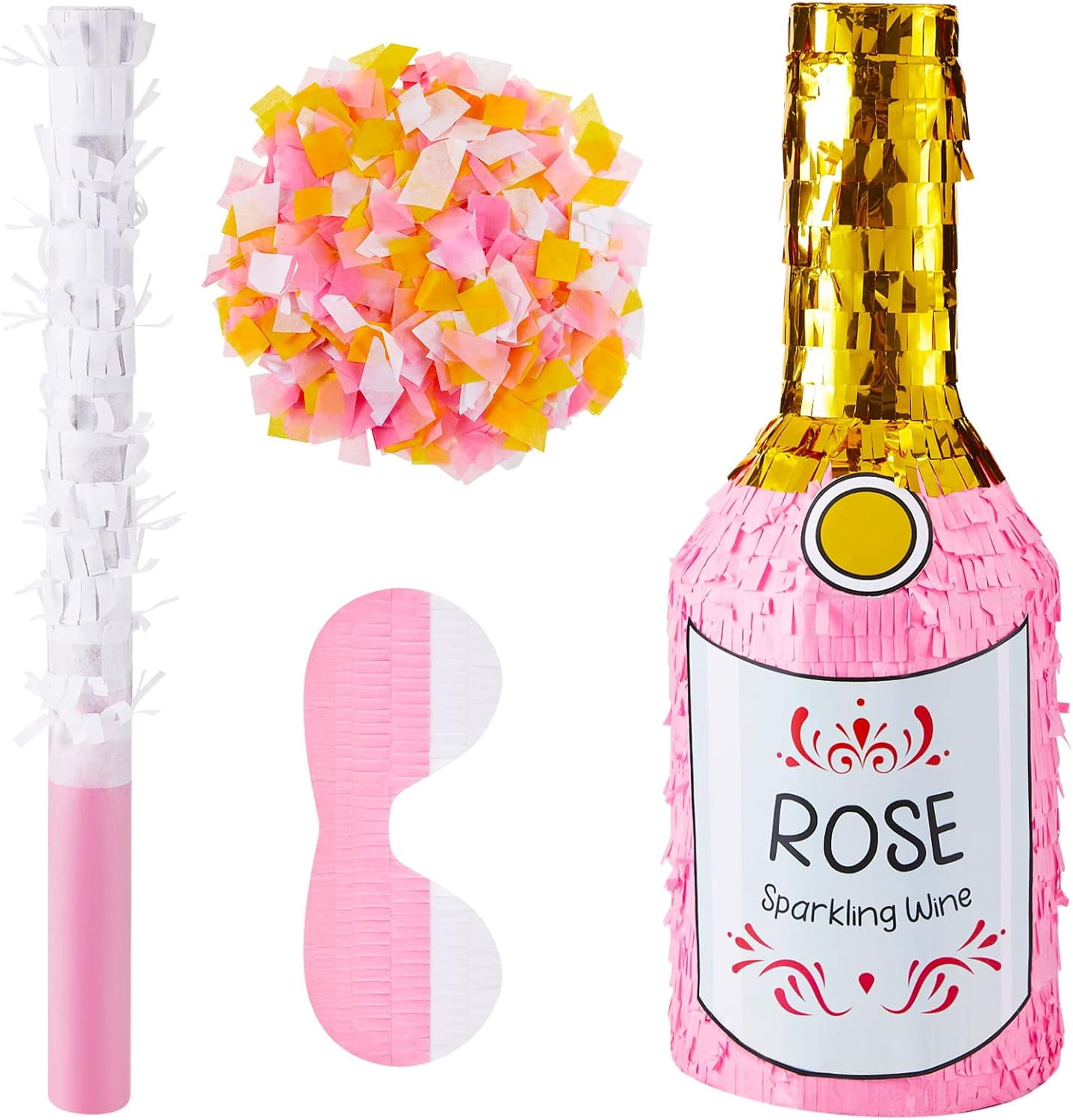 XD2-Castle Tea Pot Piñata for Birthday Party Colorful Piñata with Stick ...