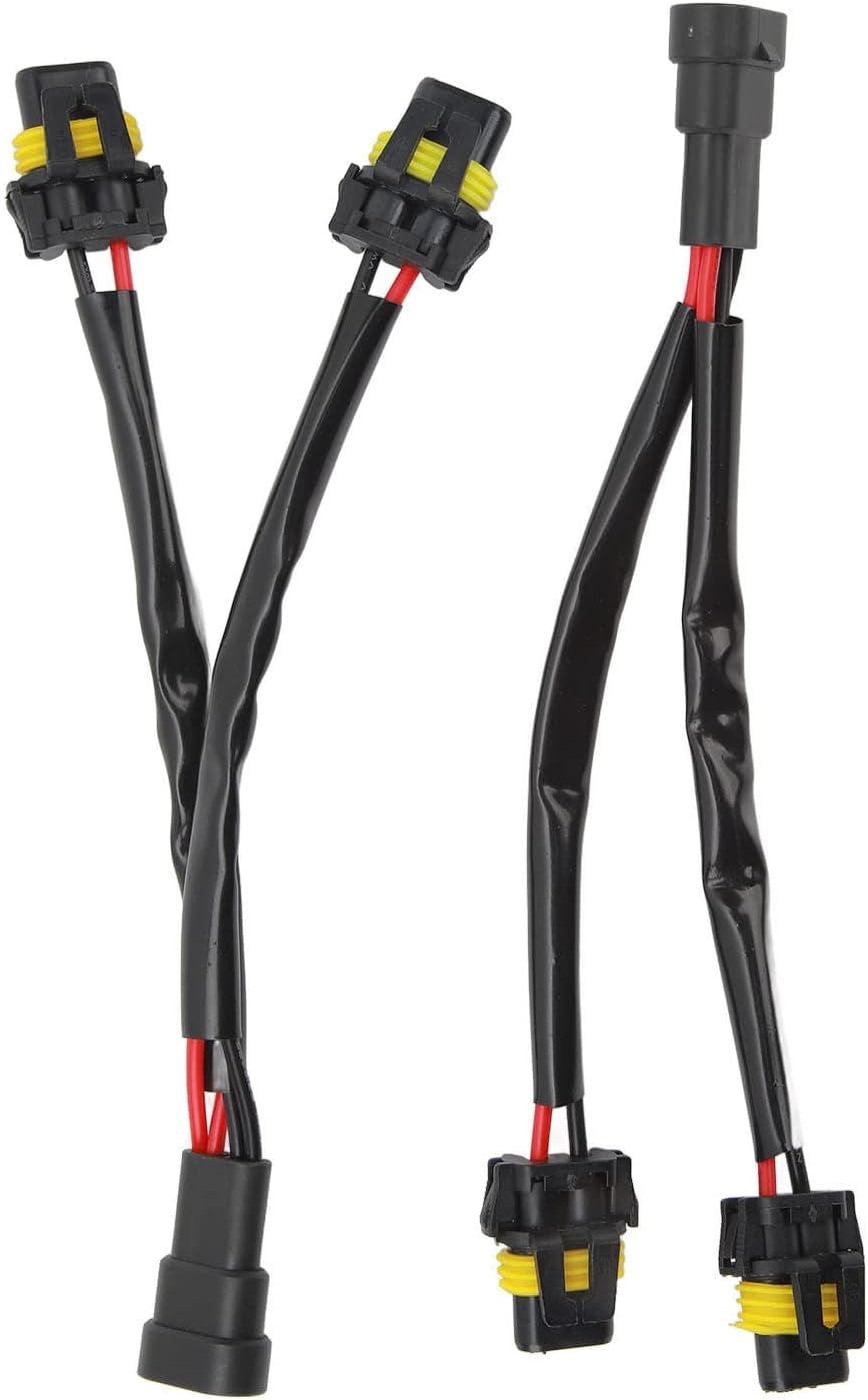 XD2-Headlight Splitter Wire, 2 Pcs 9005 9006 Male to Female Headlight 2 ...