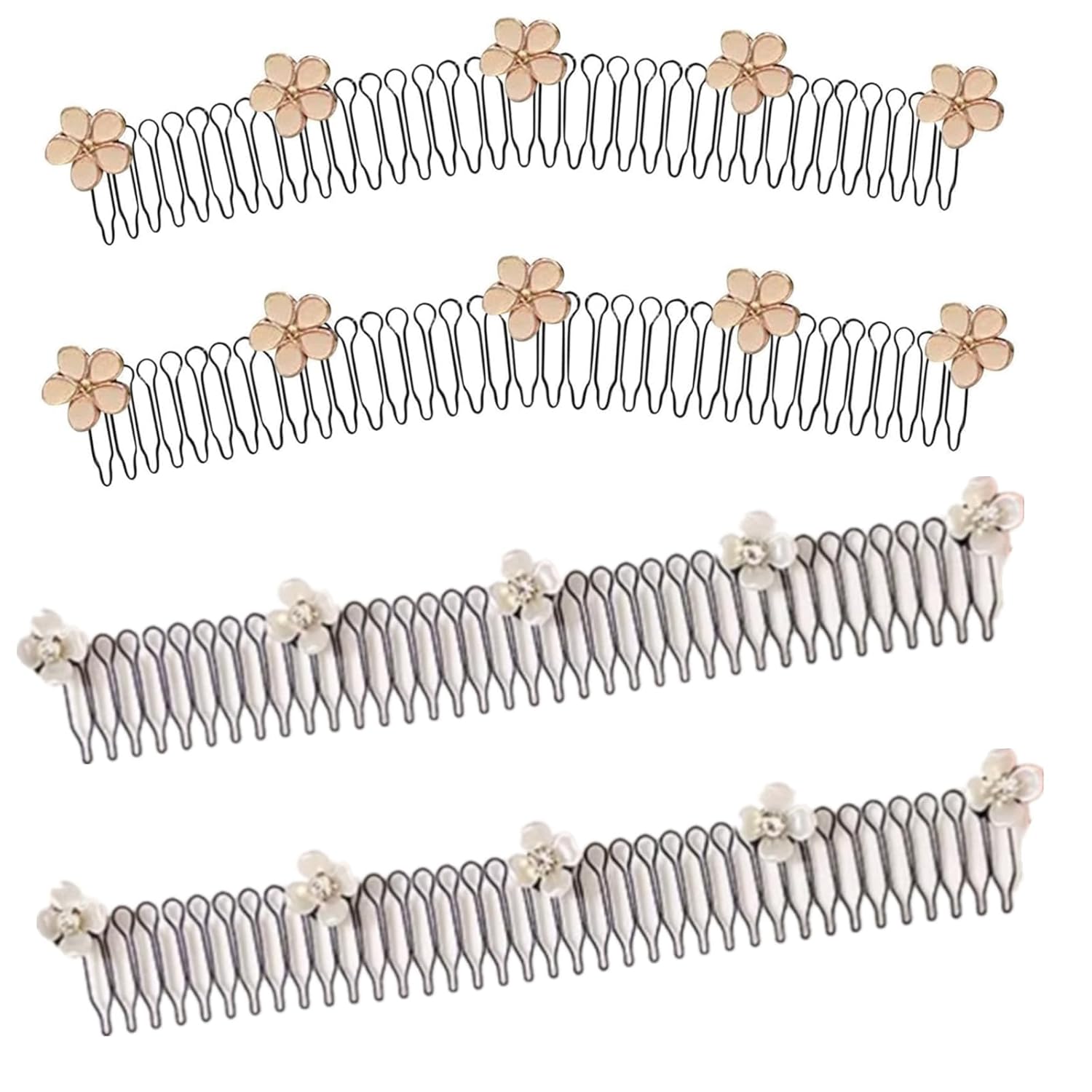 XD2-Invisible Hair Clips, 4 Pcs Stretchable Invisible Hair Pins Hair ...