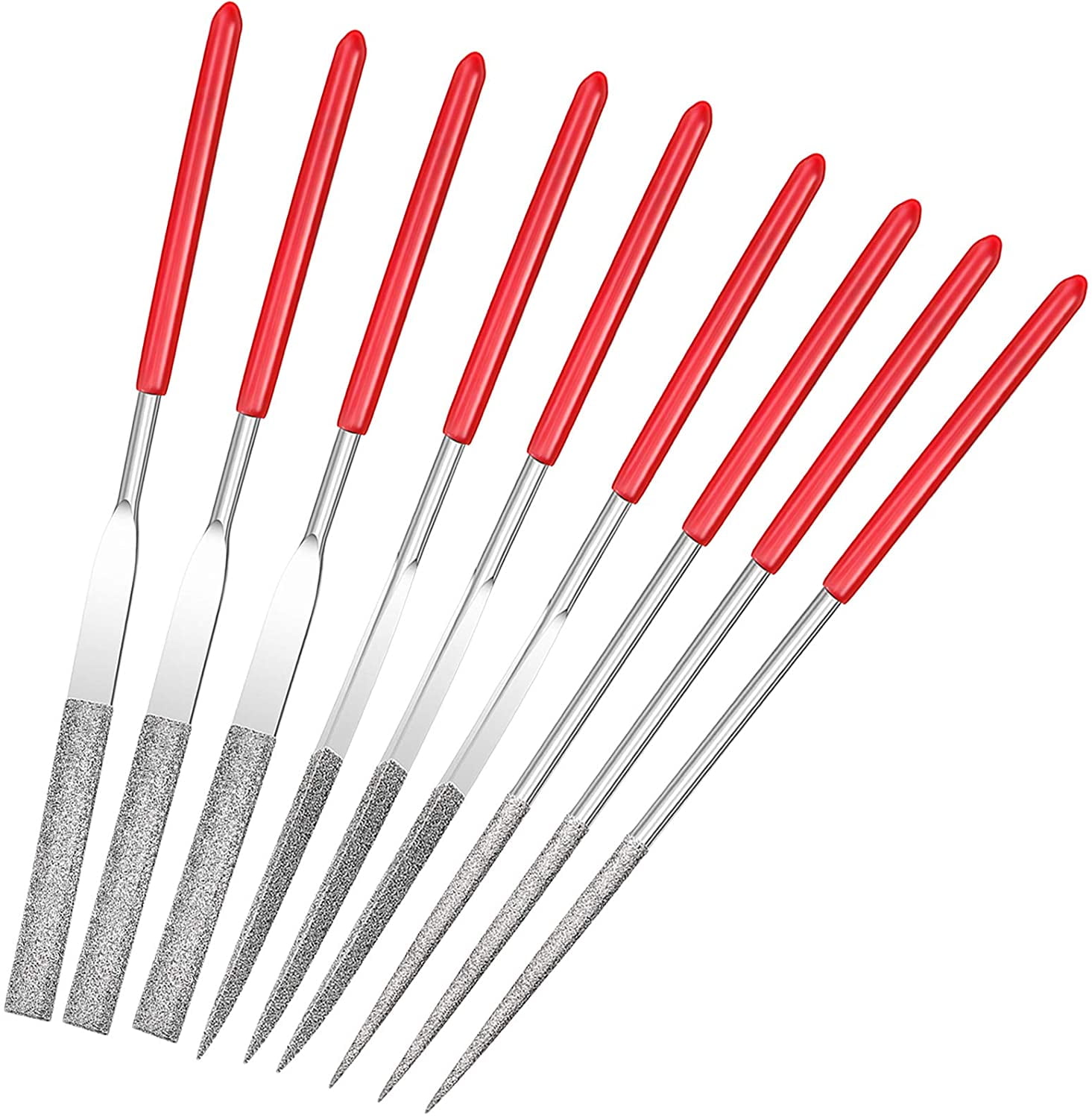 XD2-Miniature and Model Files, Includes Diamond File Set (Round, Flat ...