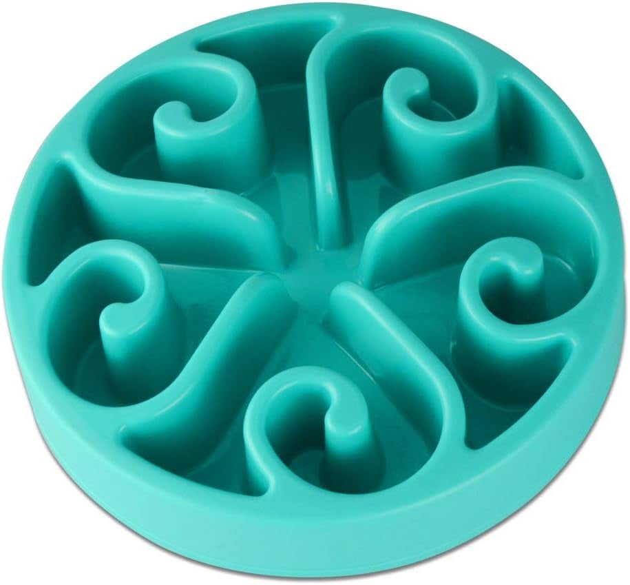 XD2-Pet Dog Slow Feed Interactive Dish Ease Bloating for Small & Medium ...