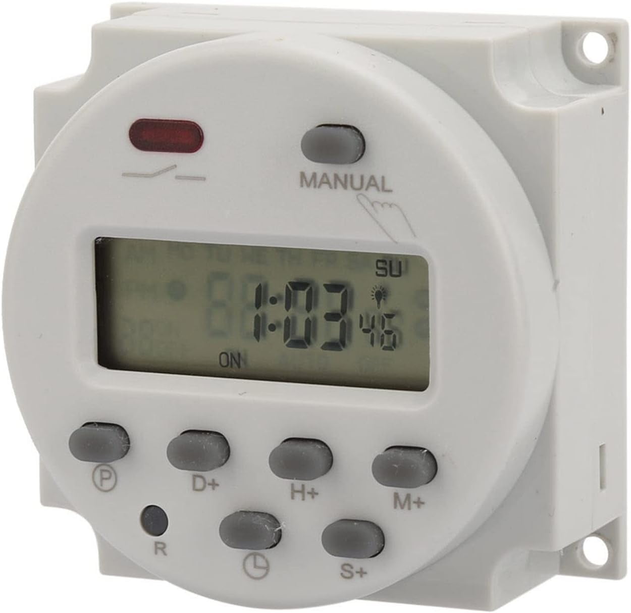 XD2-Programmable Switch, Digital Displayed Timer Switch 1S~168h 5VA Small Type Timer Switch 7 ...