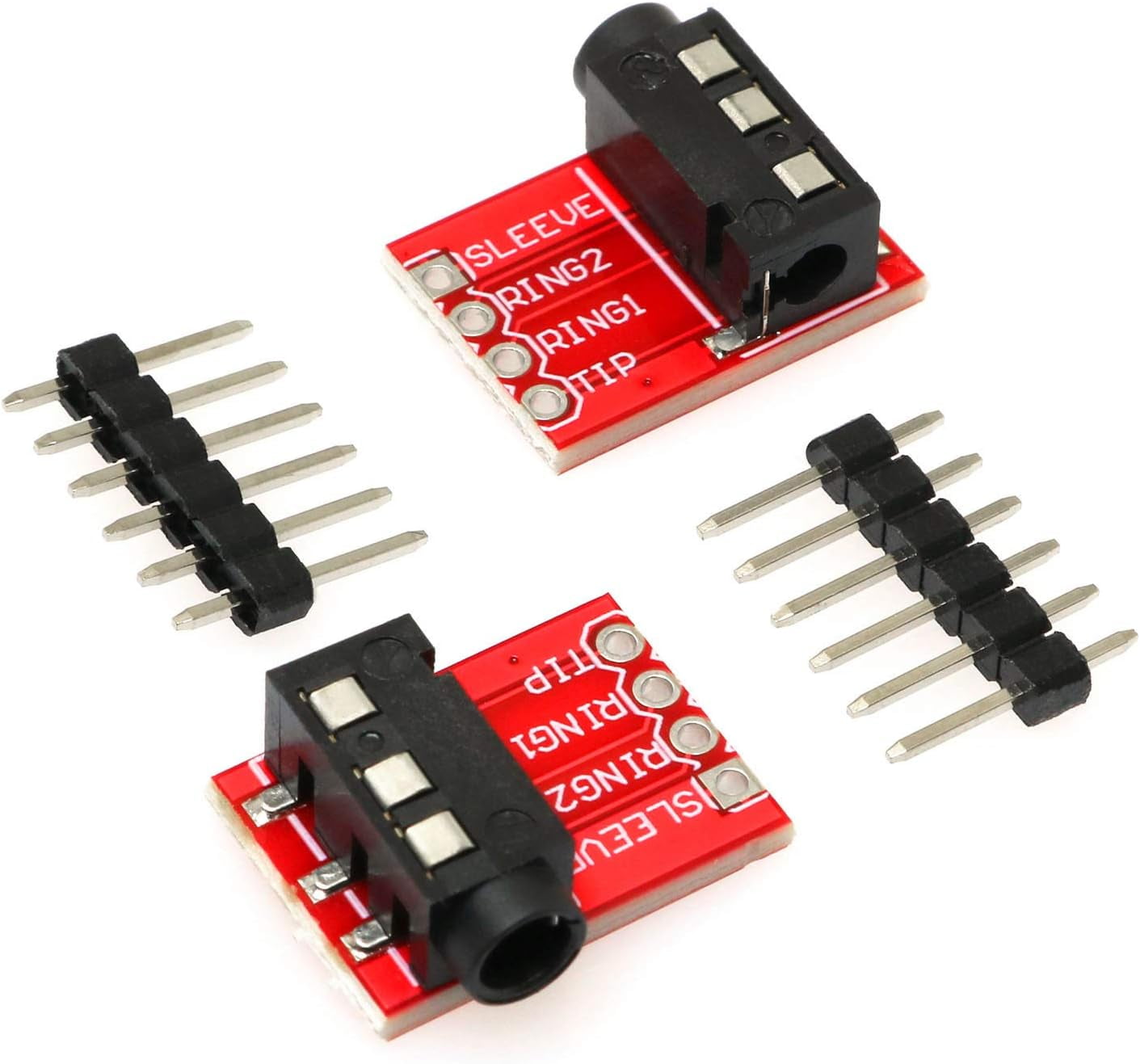 XD2-TRRS Connector 2PCS TRRS 3.5Mm Stereo Audio Jack Breakout Board ...