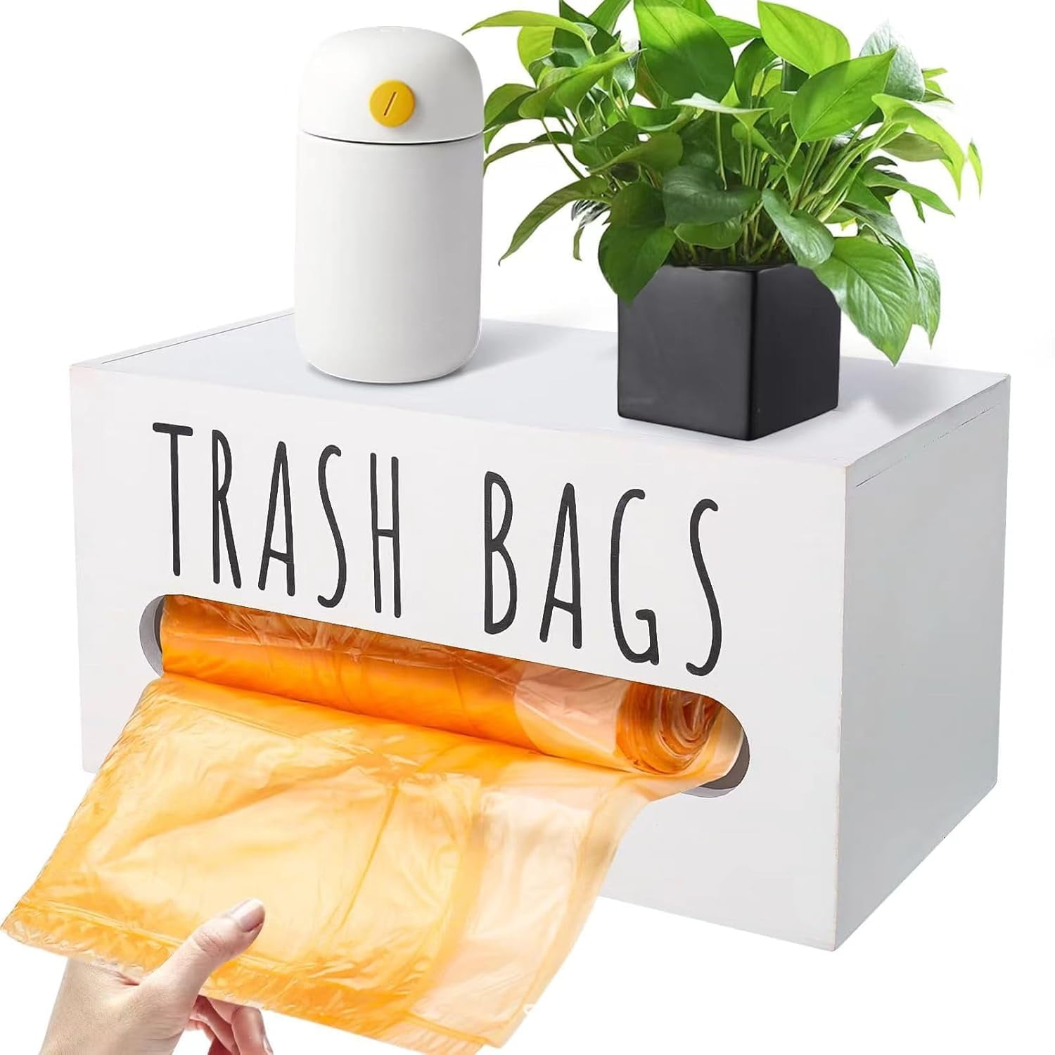 XD2-Trash Bag Dispenser, 13 Gallon Wall Mount Trash Bag Holder ...