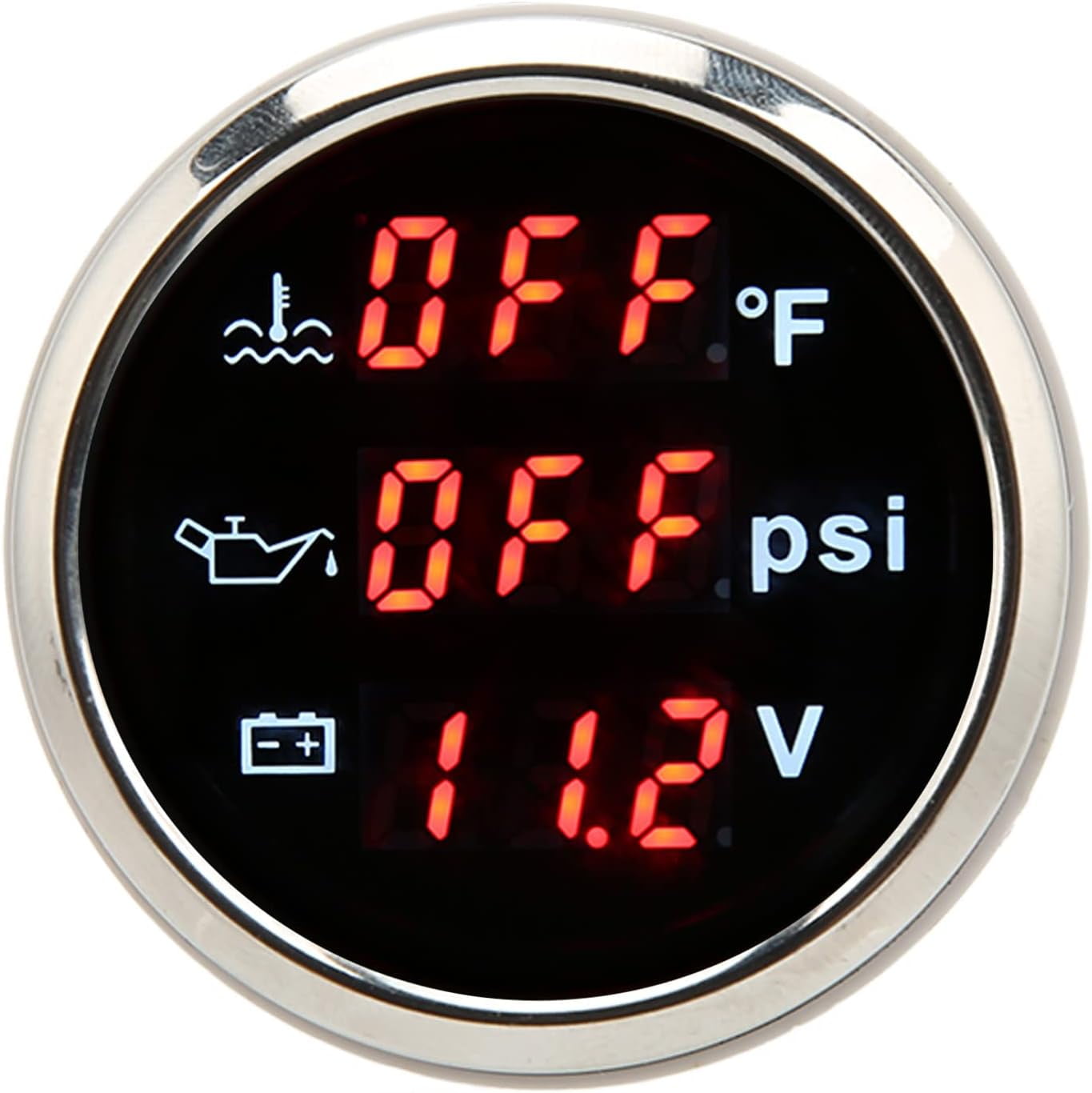 XD2-Water Temperature Meter, 52mm 3 in 1 Digital Water Temperature ...