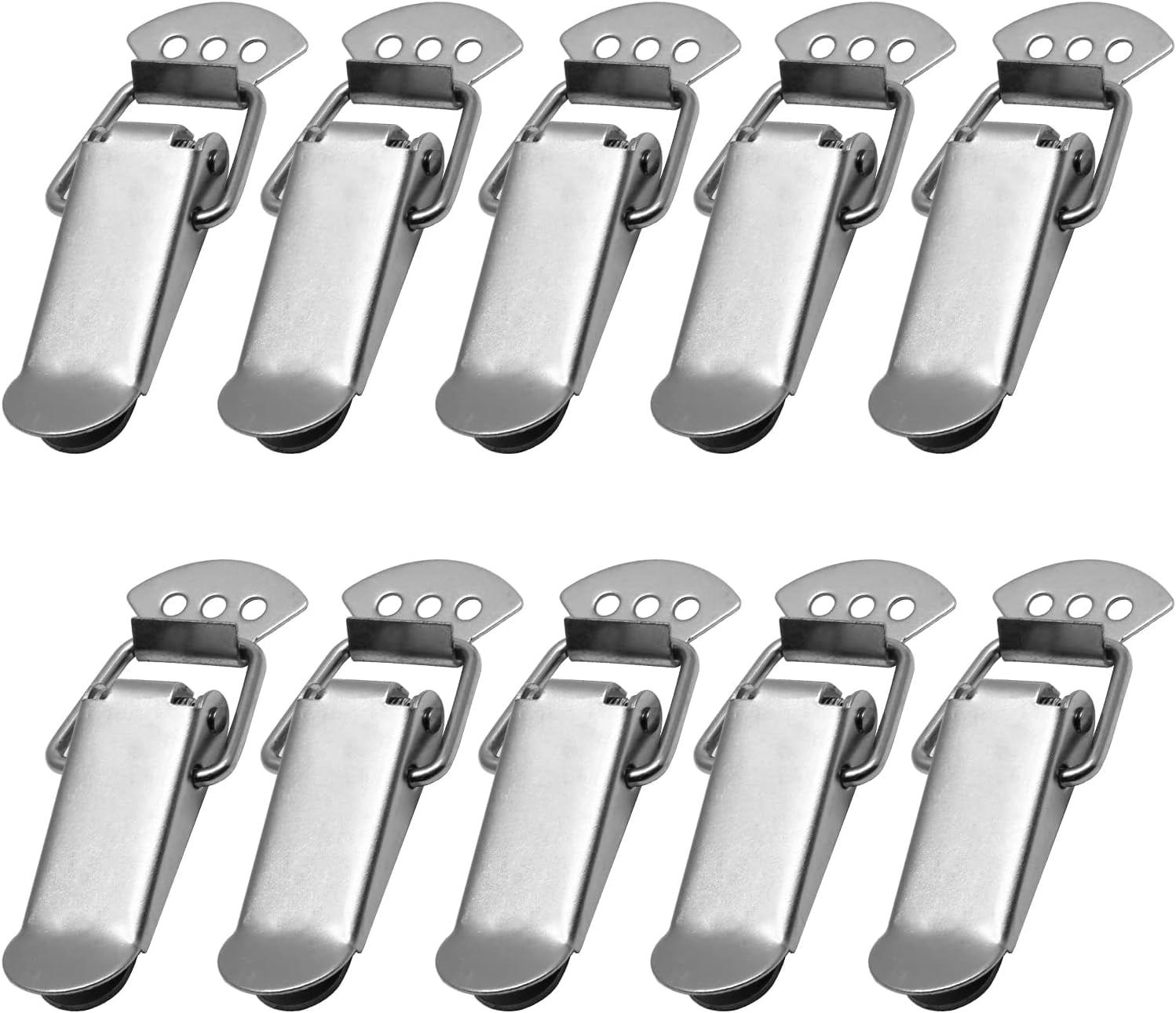 XD3-10 Pcs Small Spring Loaded Toggle Latch, Spring Lock Clasp Buckle ...
