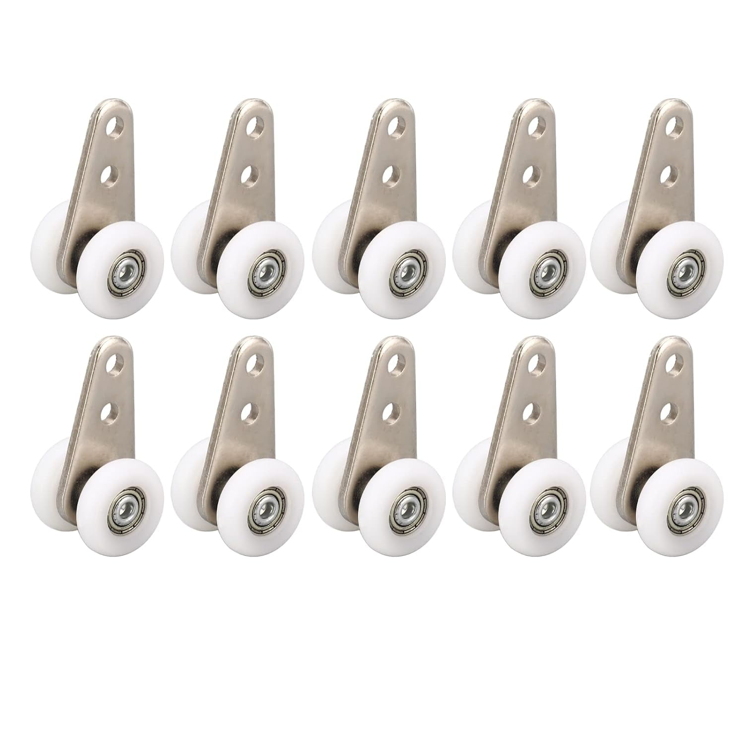 XD3-10PCS Bearing Trolley Assembly,49mm L,Smooth Sliding Door Pulley ...