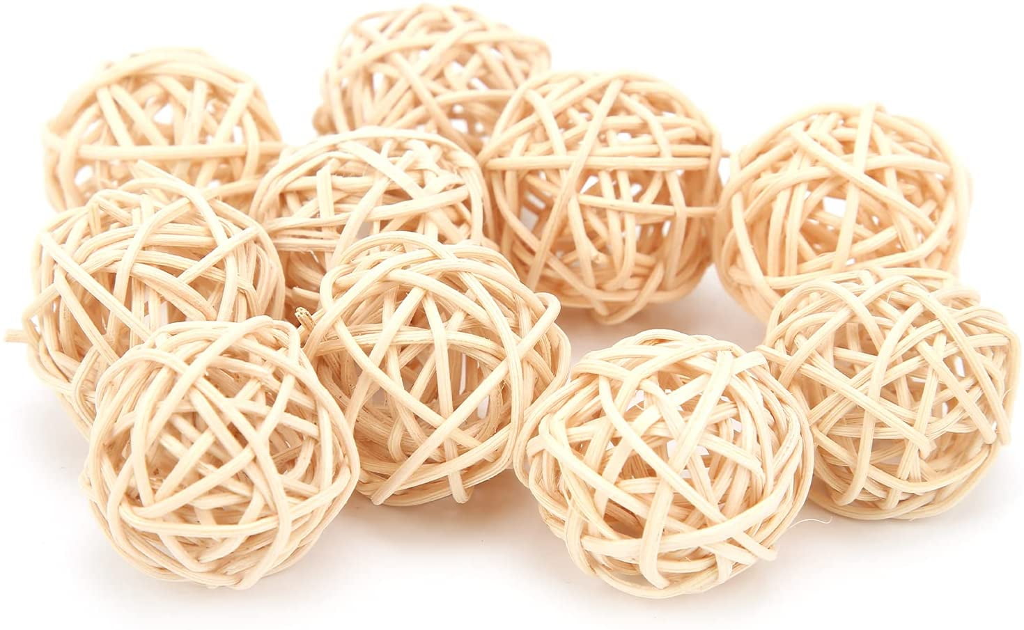 XD3-10Pcs Rattan Balls, Sepak Takraw Toy Color Rattan and Harmless ...