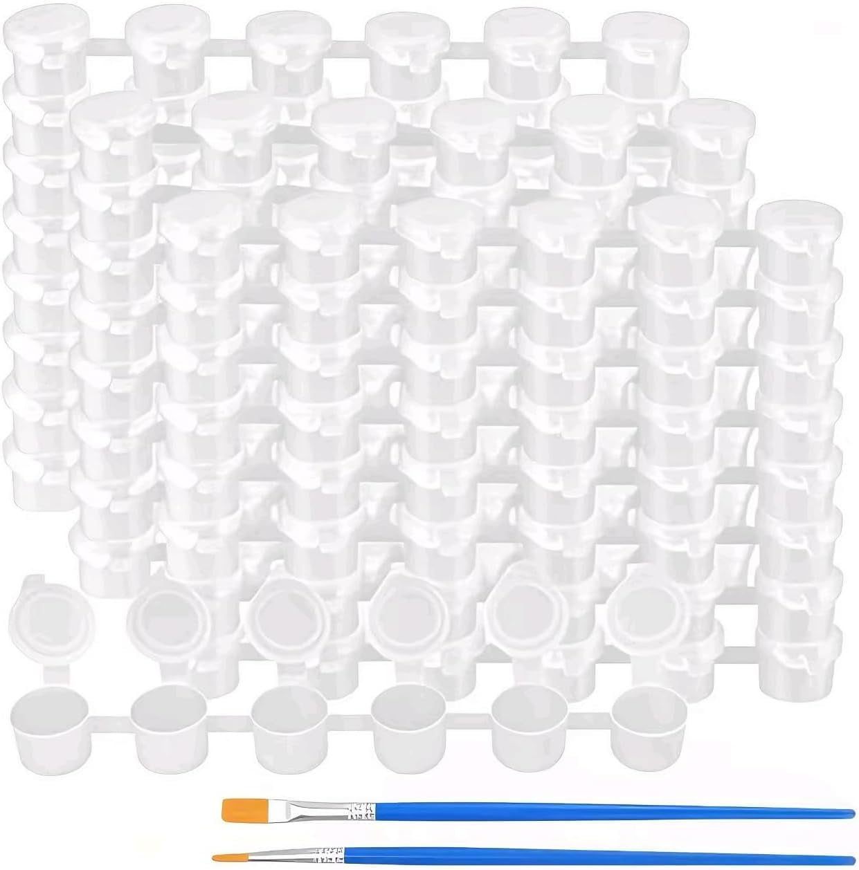 XD3-150 Strips 900 Pots 3ml Mini Acrylic Empty Paint Pots Set, Paint ...