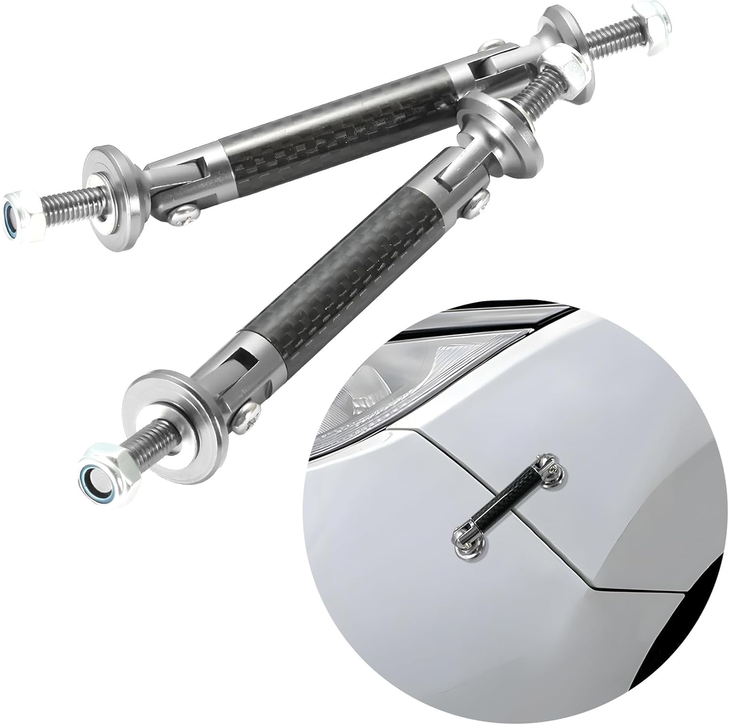 XD3-2 PCS 45mm Car Bumper Protector Splitter Strut Rod, Adjustable ...