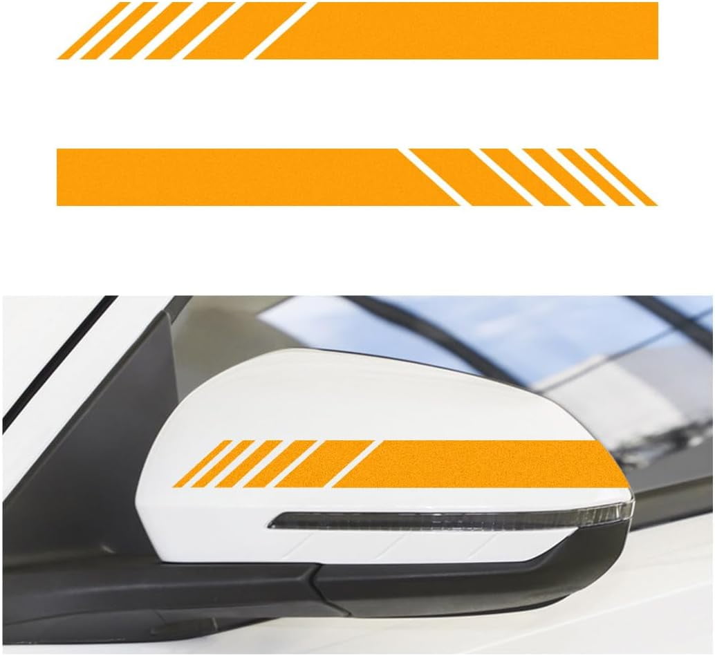 XD3-2 PCS Car Rear View Mirror Stickers, Automotive Anti-Collision Side ...