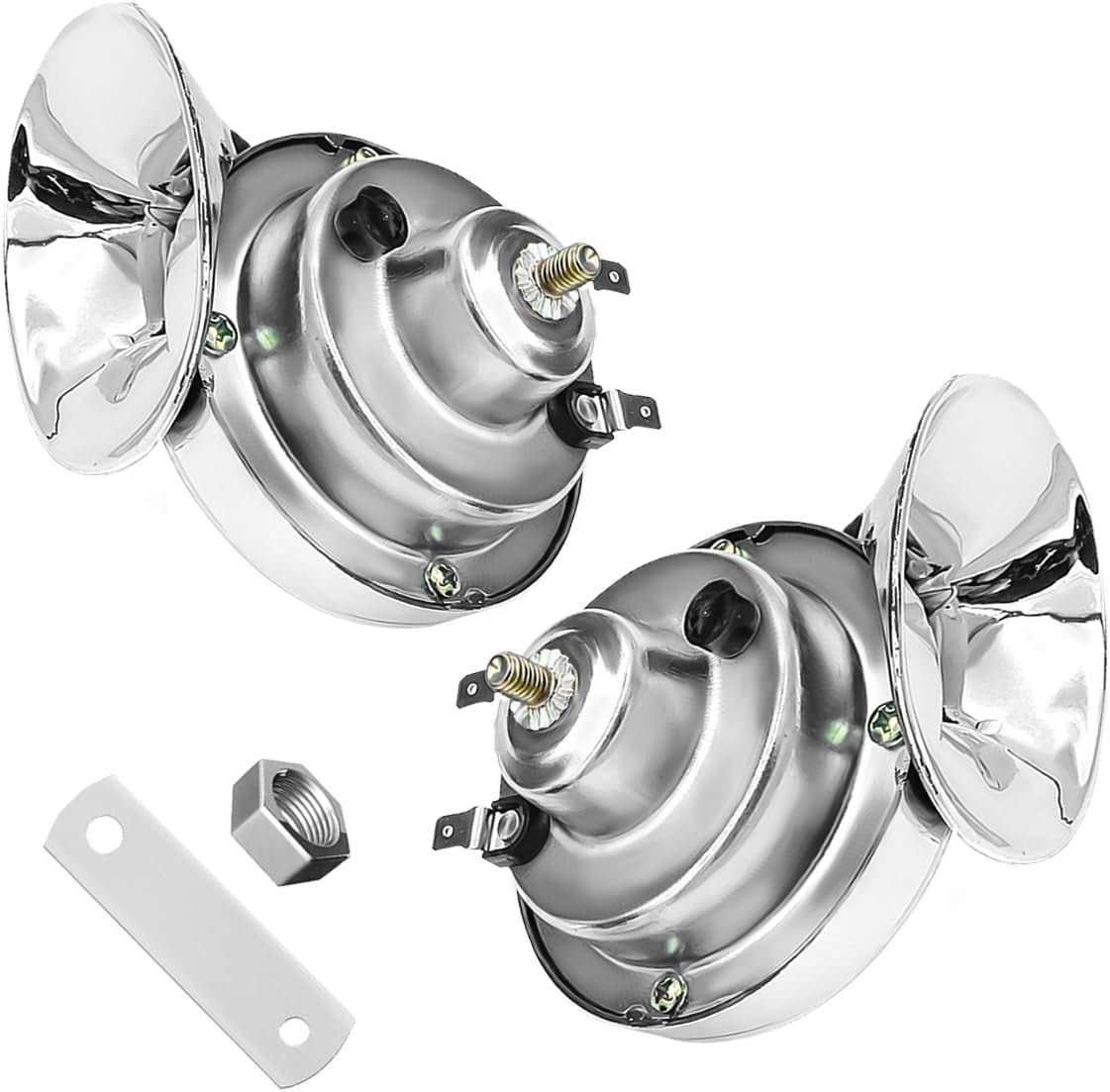 XD3-2 PCS Loud Car Horn, 12V Waterproof Snail Electric Horn, 300DB High ...