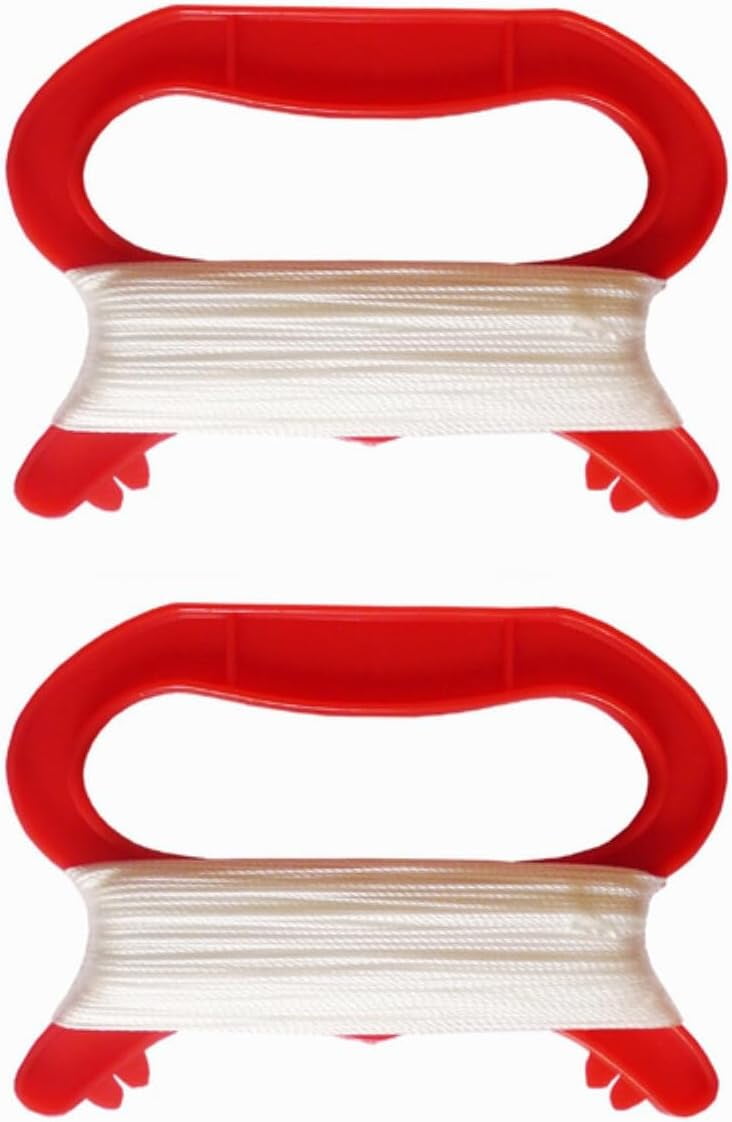 XD3-2 Pack Kite String Winder 100 Meter / 40 inch Cord with D Shape ...