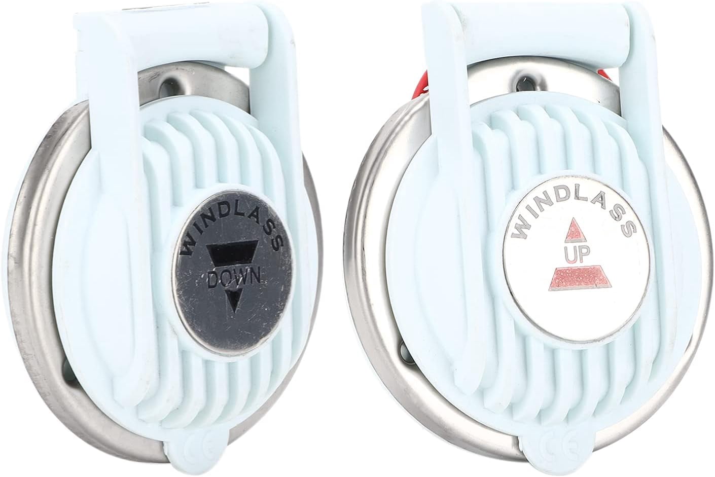 XD3-2 Pcs Marine Boat Anchor Windlass Winch Foot Compact Switch Up and ...