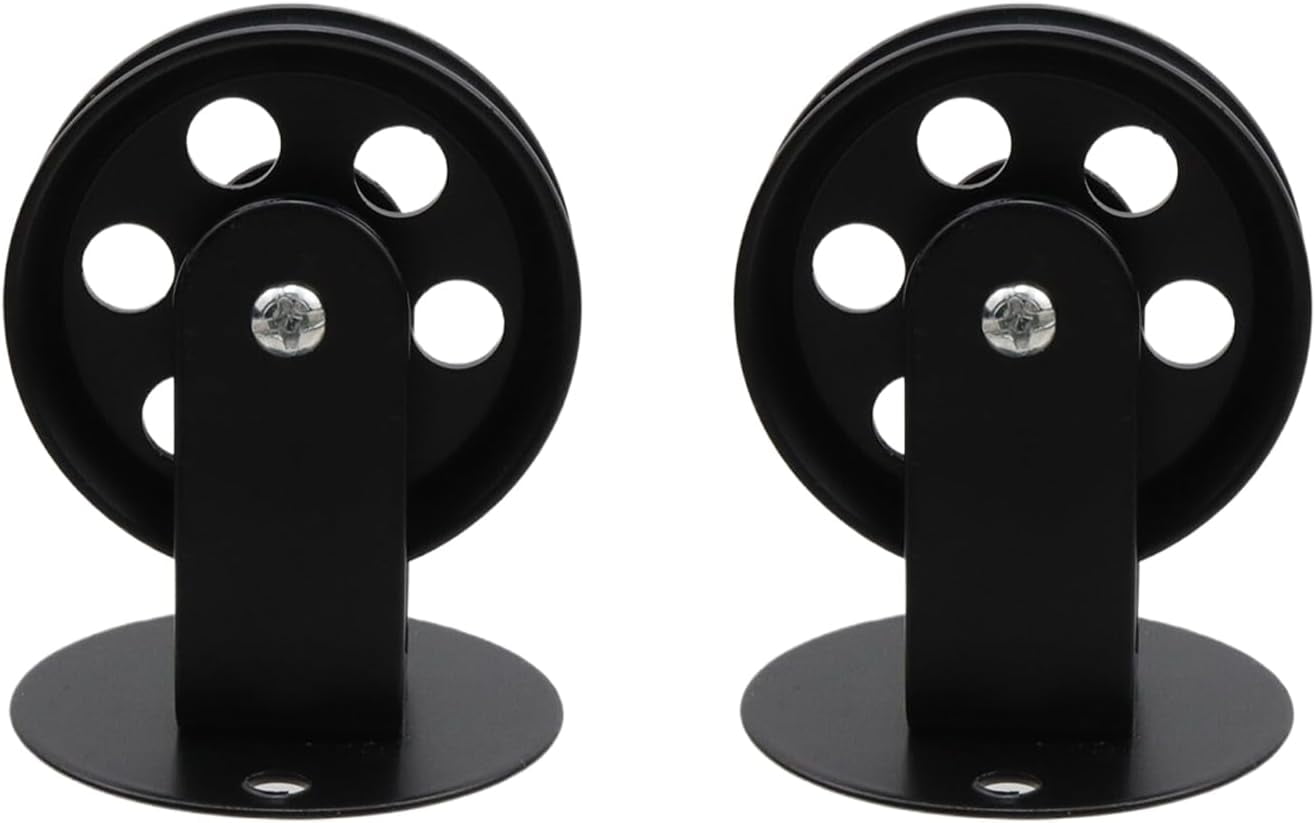 XD3-2 Sets Wall Mount 50mm Pulley Wheels Set Pendant Light Pulley ...