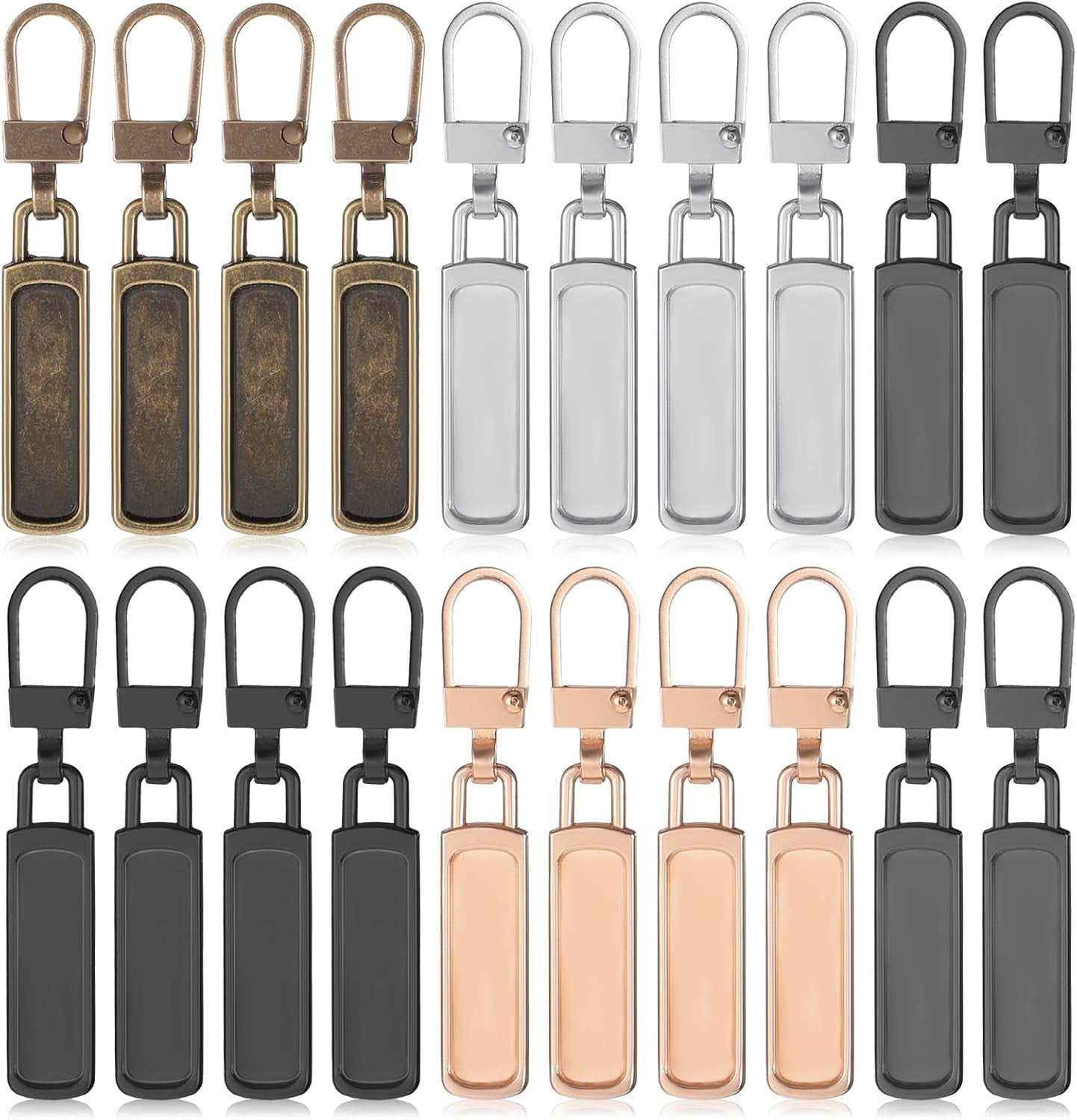 XD3-20 Pcs Zipper Pull Replacement, Detachable Tiny Zipper Replacement ...