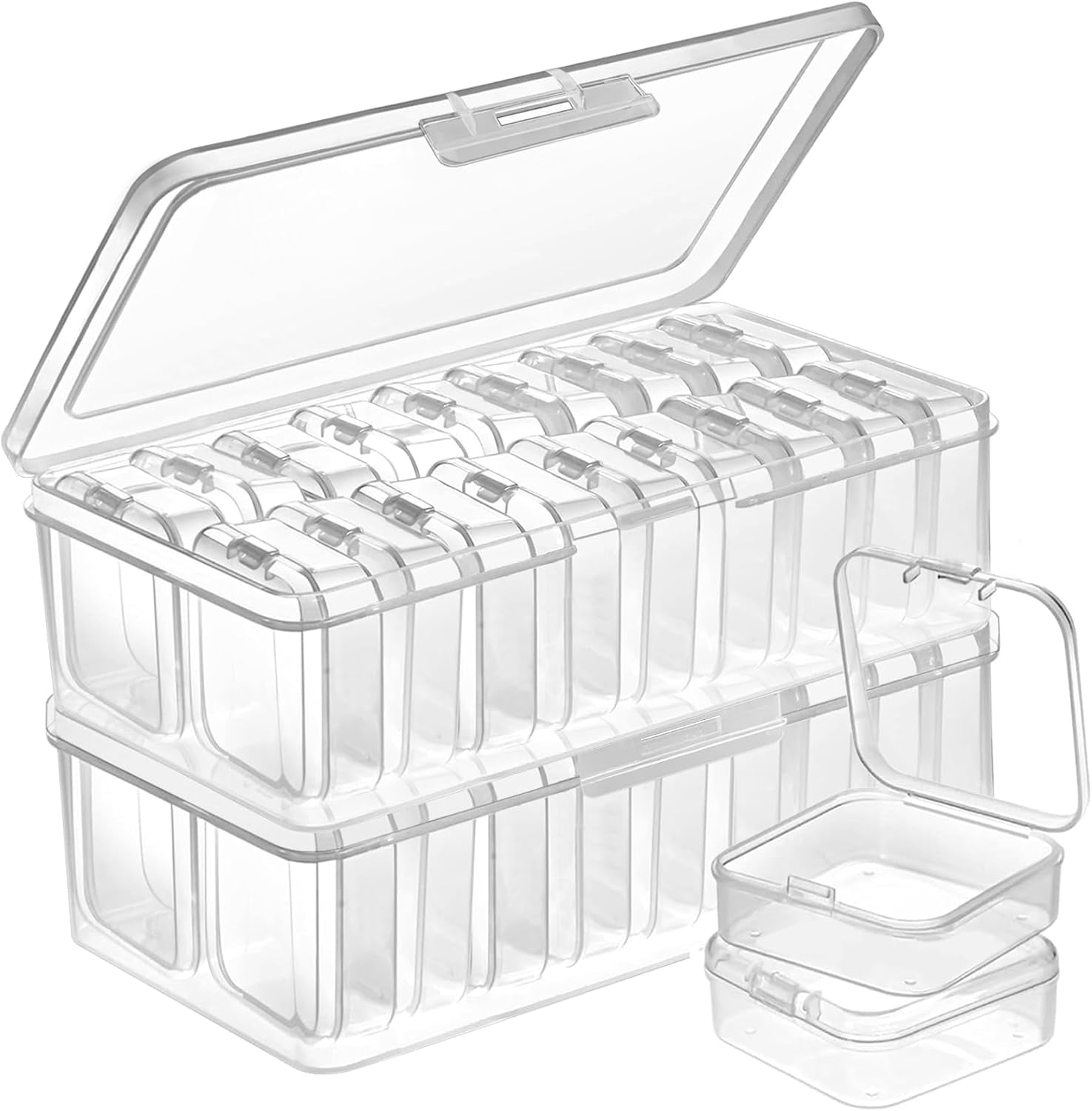 XD3-20 Pieces Plastic Bead Organizer, Craft Organizers and Storage Bead ...