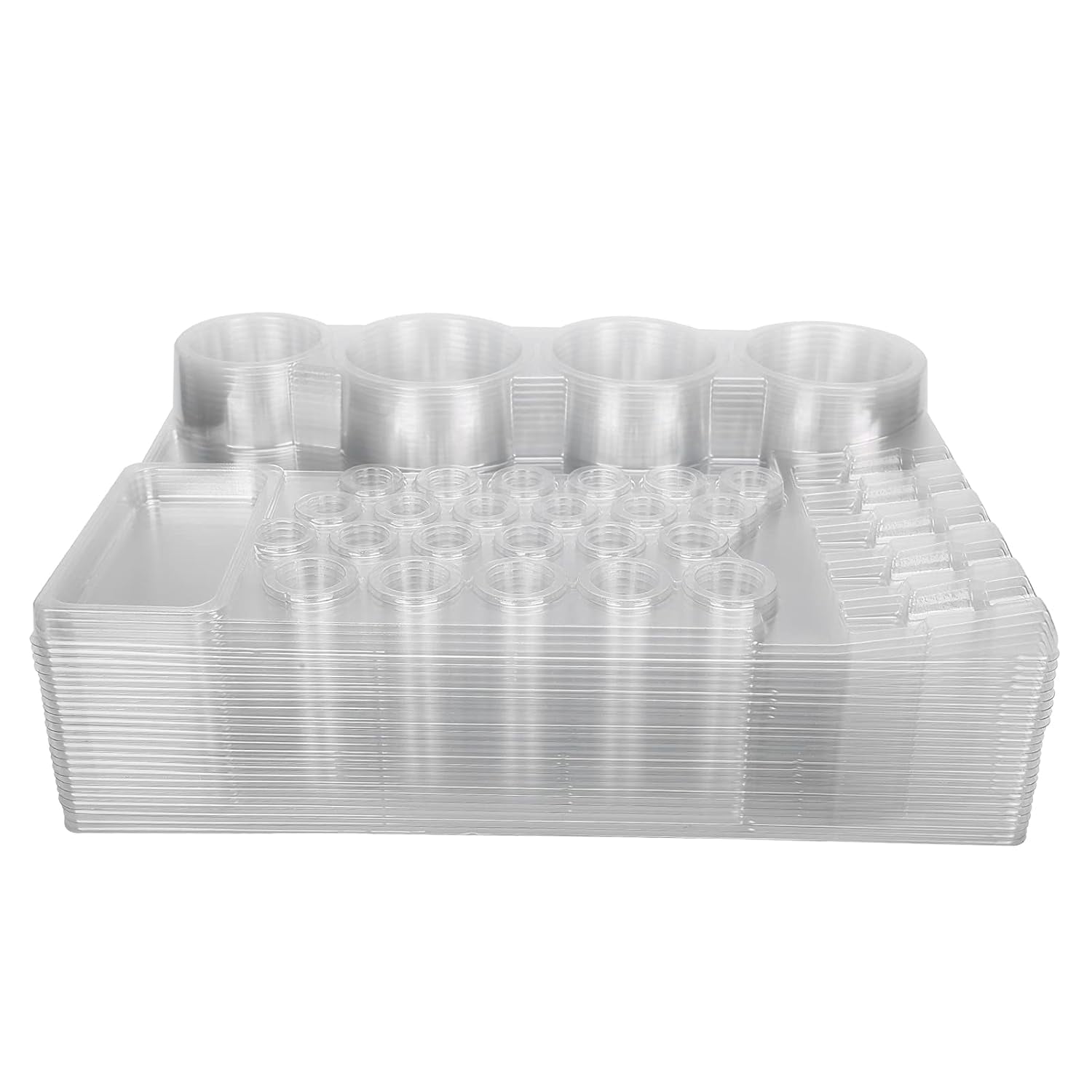 XD3-24pcs Tray, Cartridge Tray Disposable Ink Cup Holder Stand Plastic ...