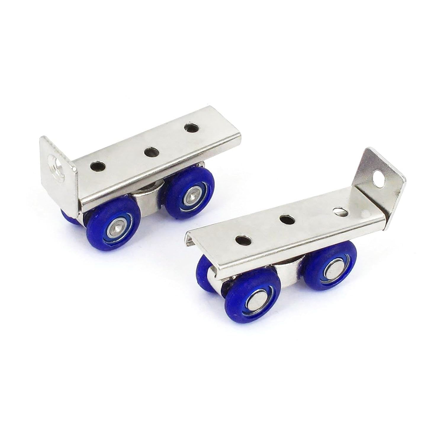 XD3-2pcs 4-Wheel Metal Sliding Track Pocket Door Roller Wheel Set ...