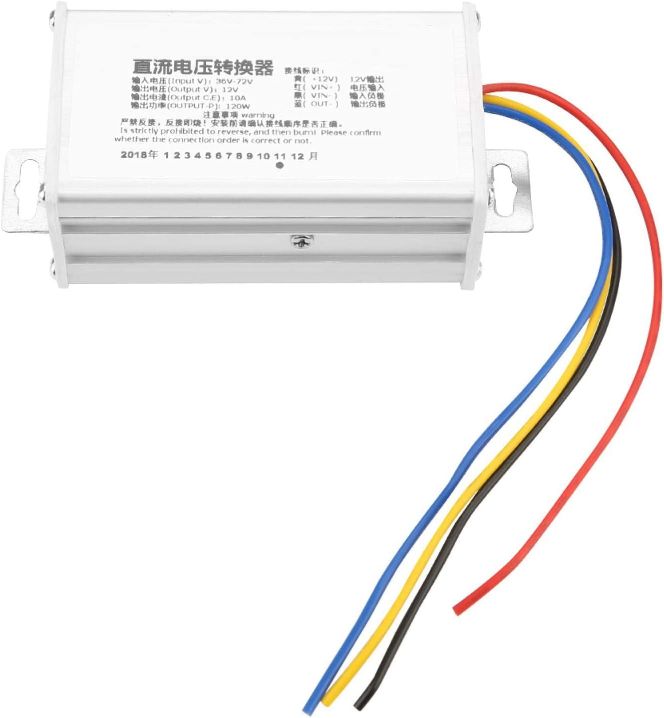 XD3-36V-72V to 12V 10A 120W DC Converter, Voltage Step Down Module ...