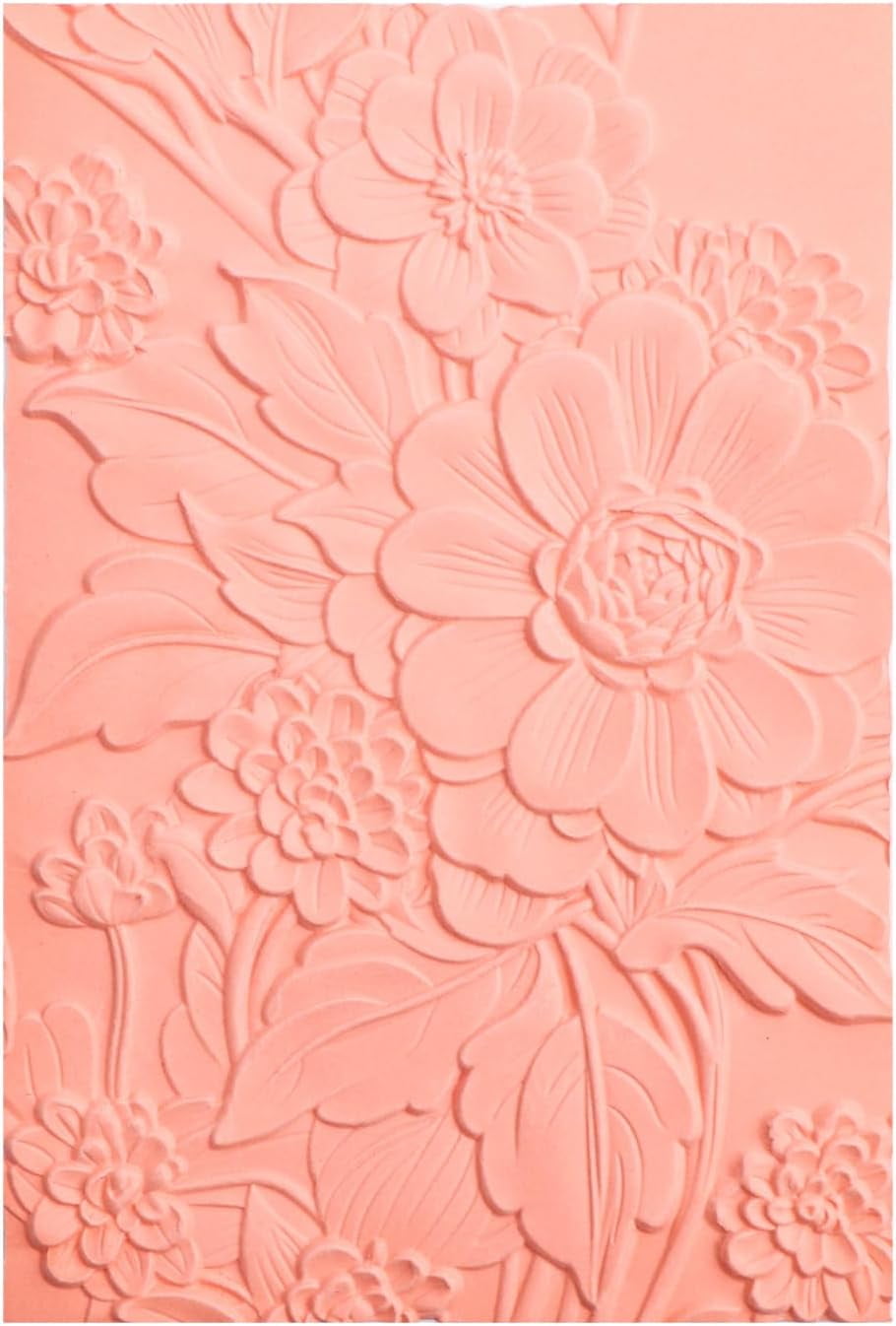 XD3-3D Embossing Folder for Card Making,Lily Flowers Clear Plastic ...