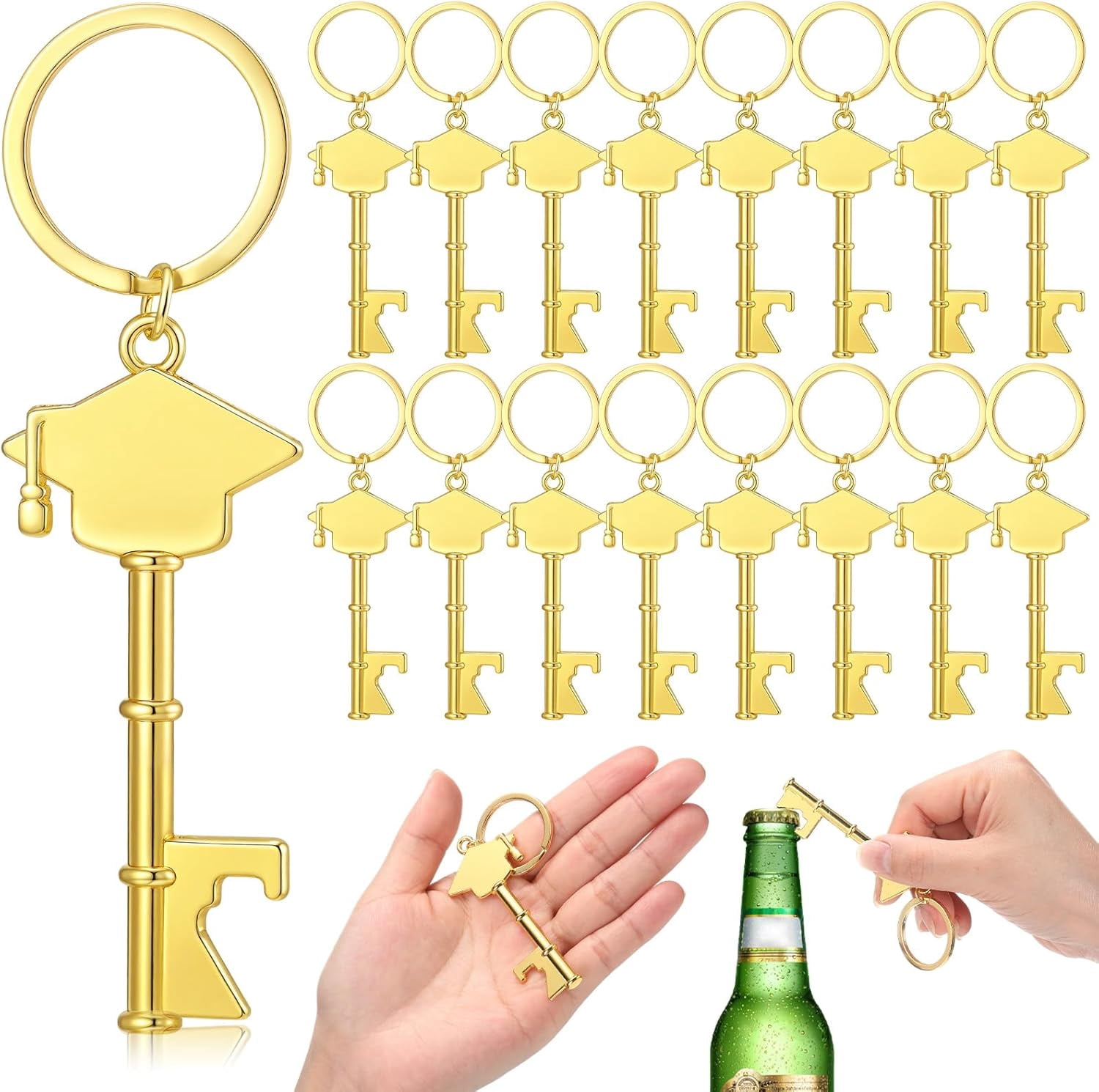XD3-40 Pcs Graduation Party Favors for Guests Graduation Cap Bottle ...