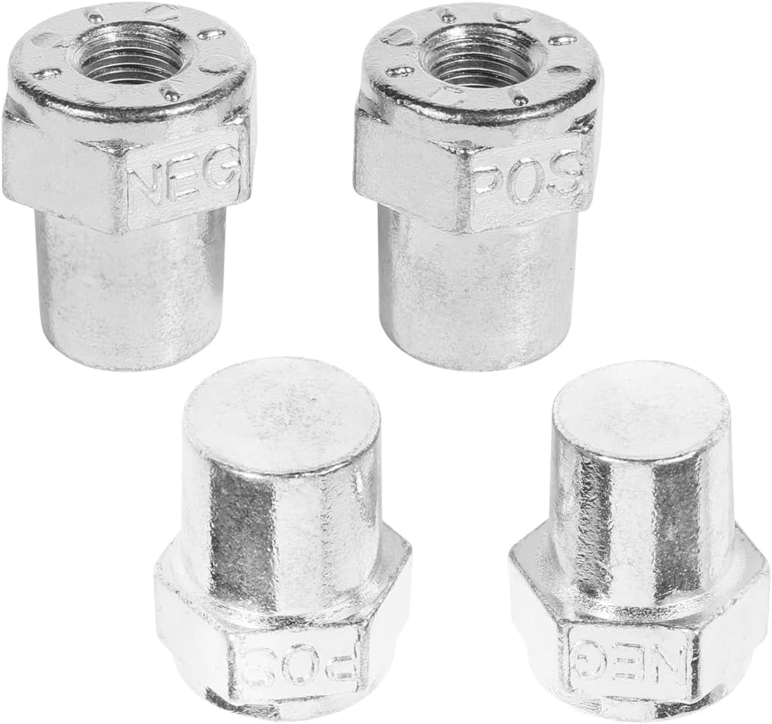 XD3-4PCS Car Positive Negative Battery Post Terminal, Zinc Alloy ...
