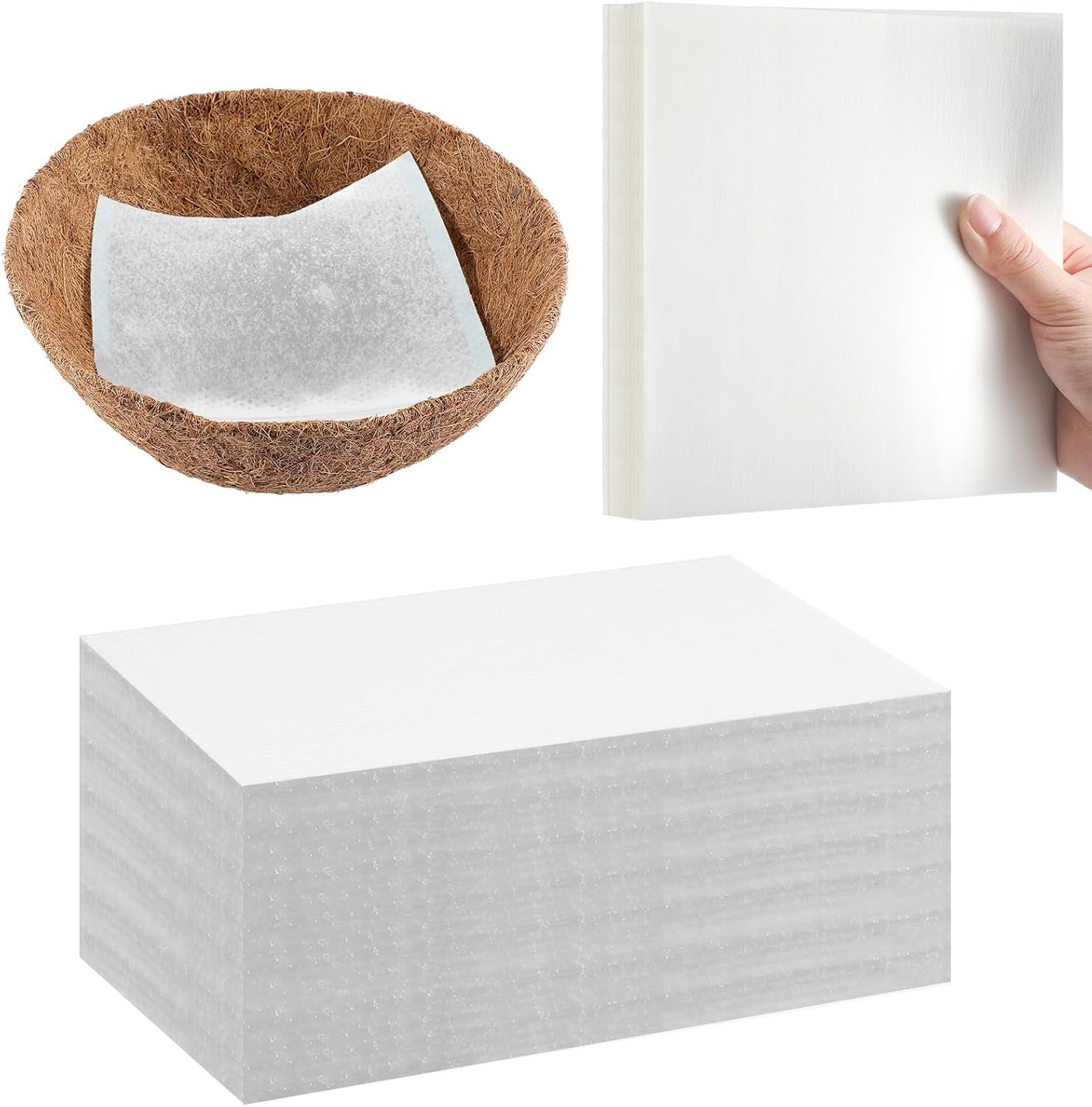 XD3-50 Pcs Mats Self Watering Liners Plant Watering Mat Capillary Mat ...