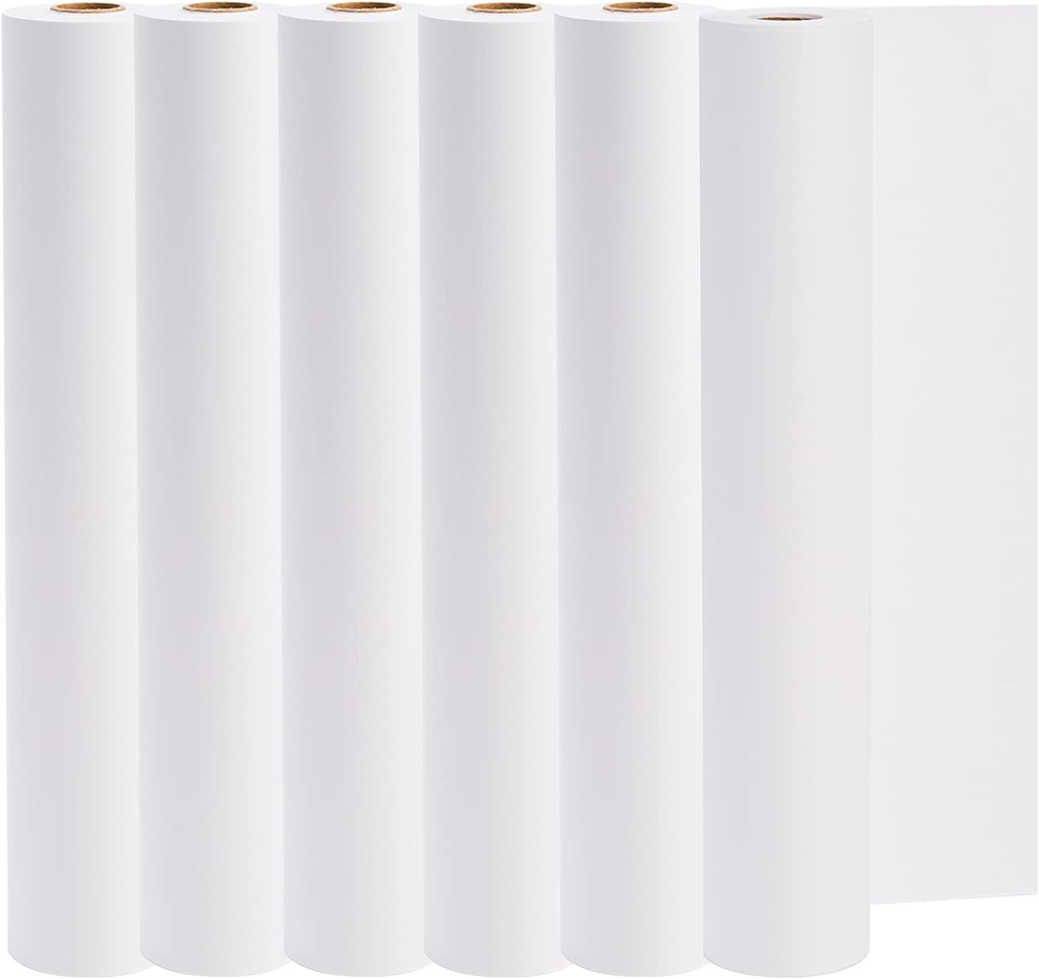 XD3-6 Pack Easel Paper Roll, 12Inch x 82Feet Kids Drawing Paper Roll ...