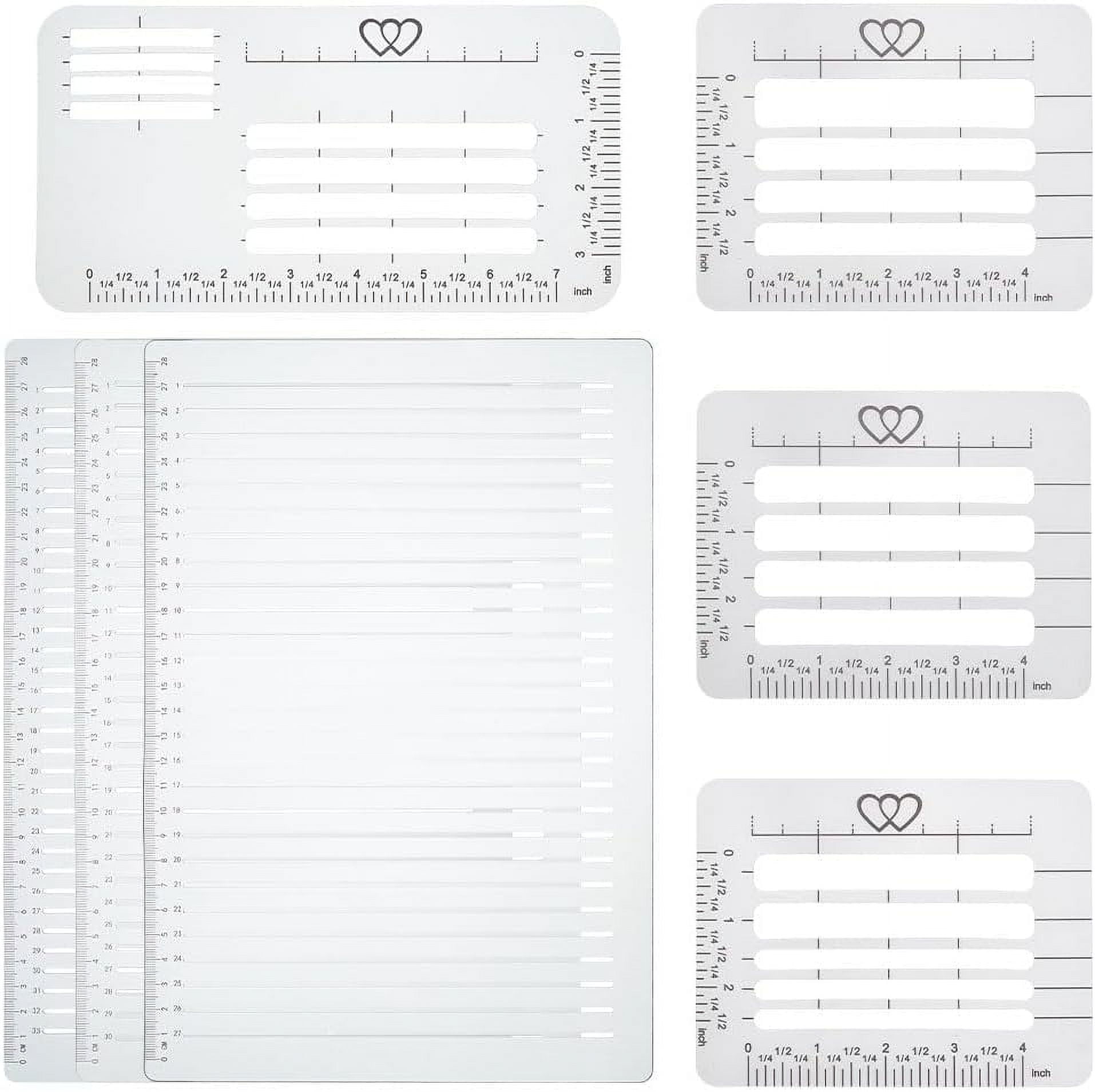 XD3-7 Pcs Straight Line Stencil Templates Set, Line Drawing Stencil ...