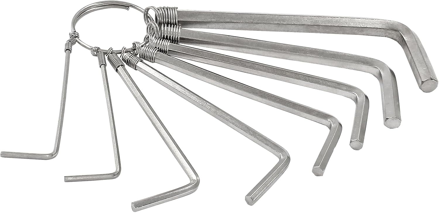 XD3-8Pcs Allen Wrench Hex Key Set, Metric L Shape Hexagon Head Wrench 1 ...