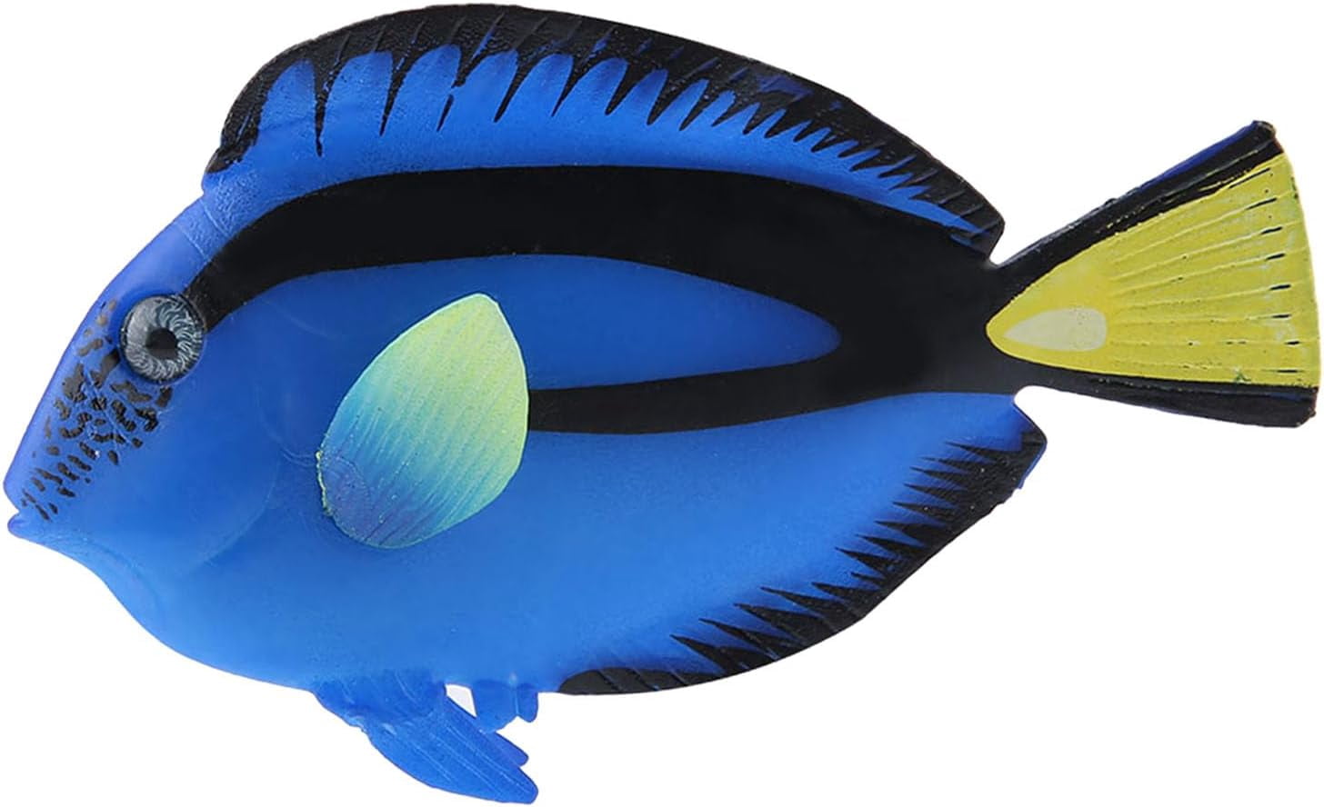 XD3-Aquarium Artificial Fish, Silicone Floating Fake Tropical Fish ...