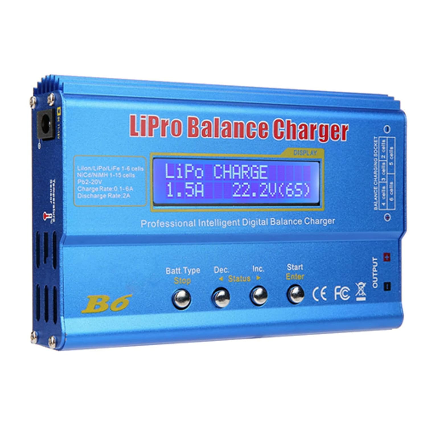 XD3-B6 Balance Charger Discharger Digital Battery Pack Charger RC ...