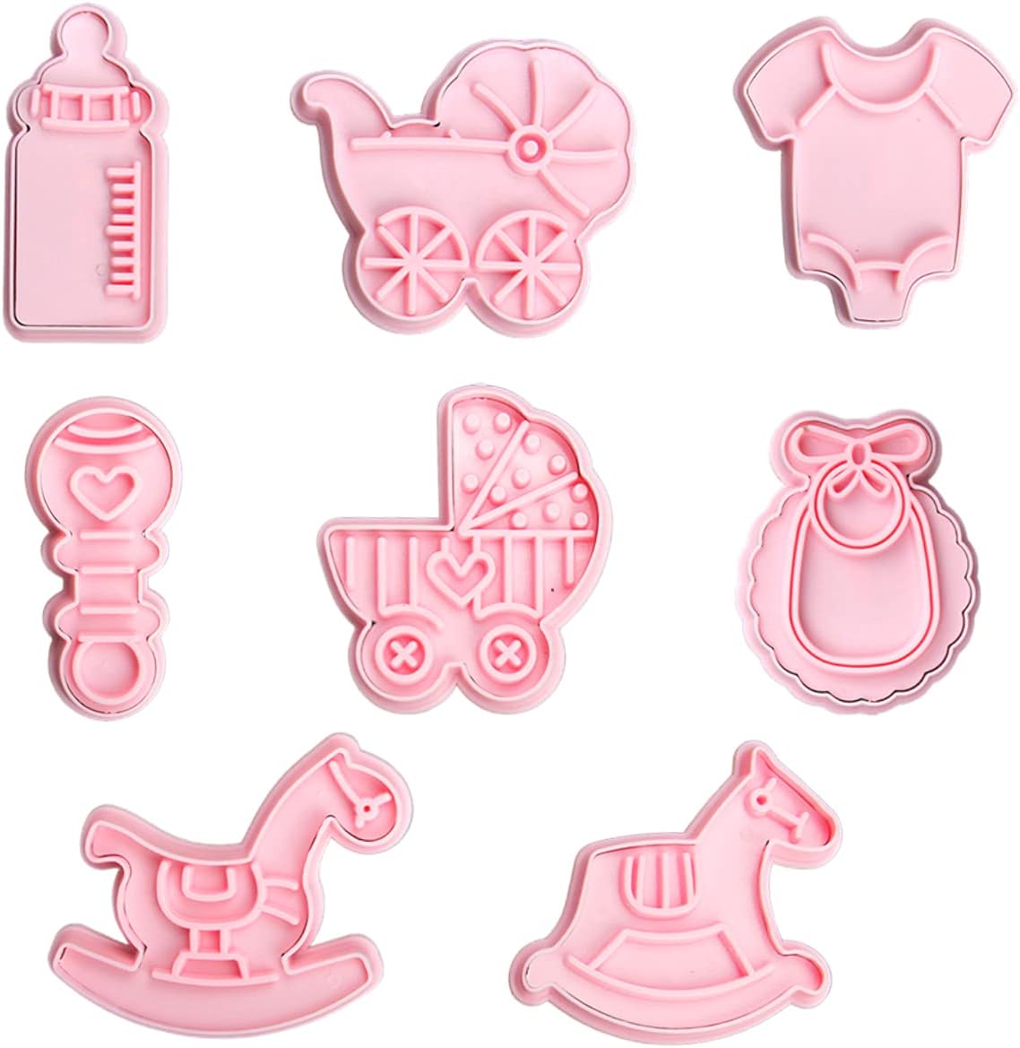 XD3-Baby Shower Cookie Cutters-8Pcs Bayby Shower Cookie Cutter Set ...