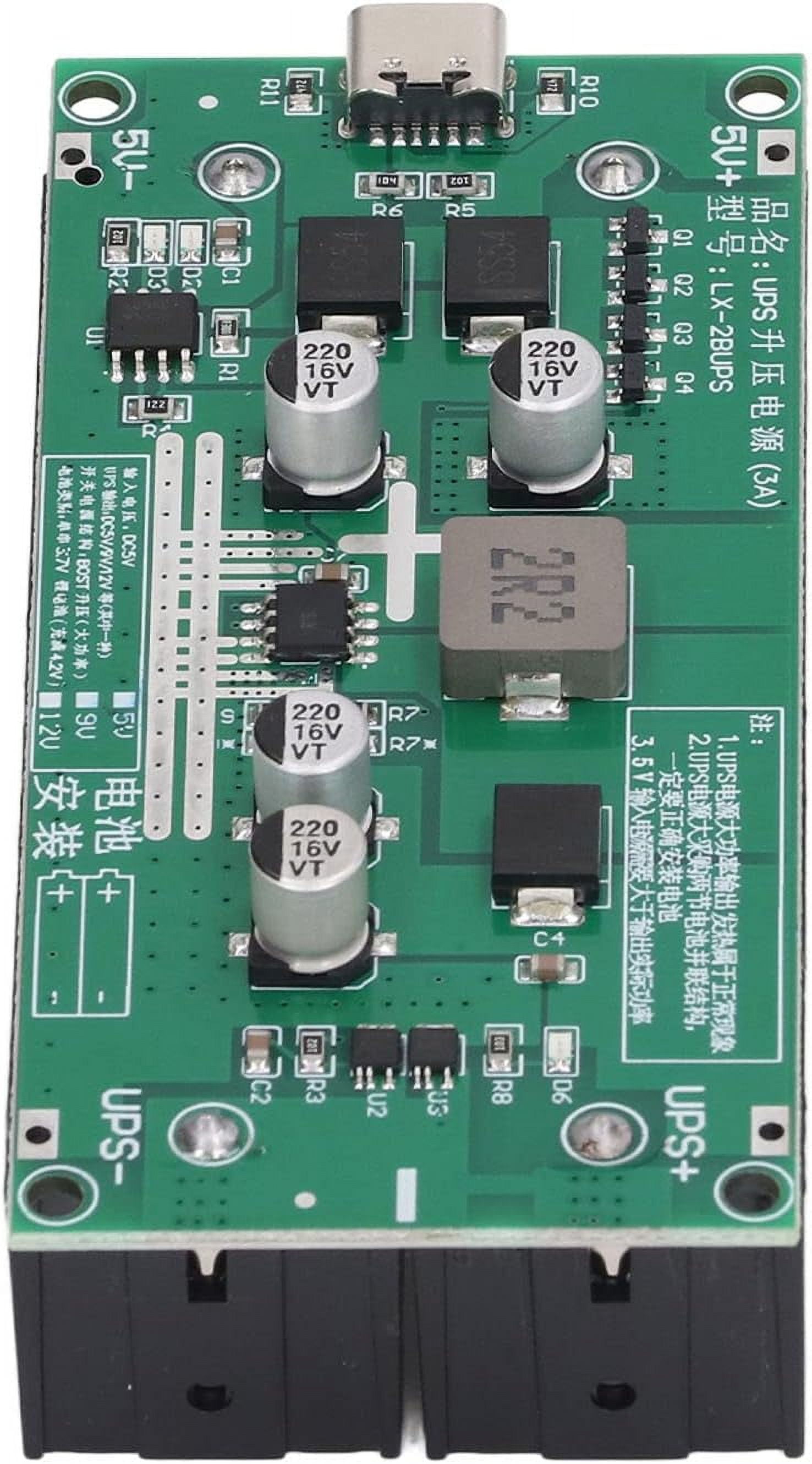 XD3-Battery Boost Power Supply Module 5V 6V 9V 12V Lithium Battery Step ...