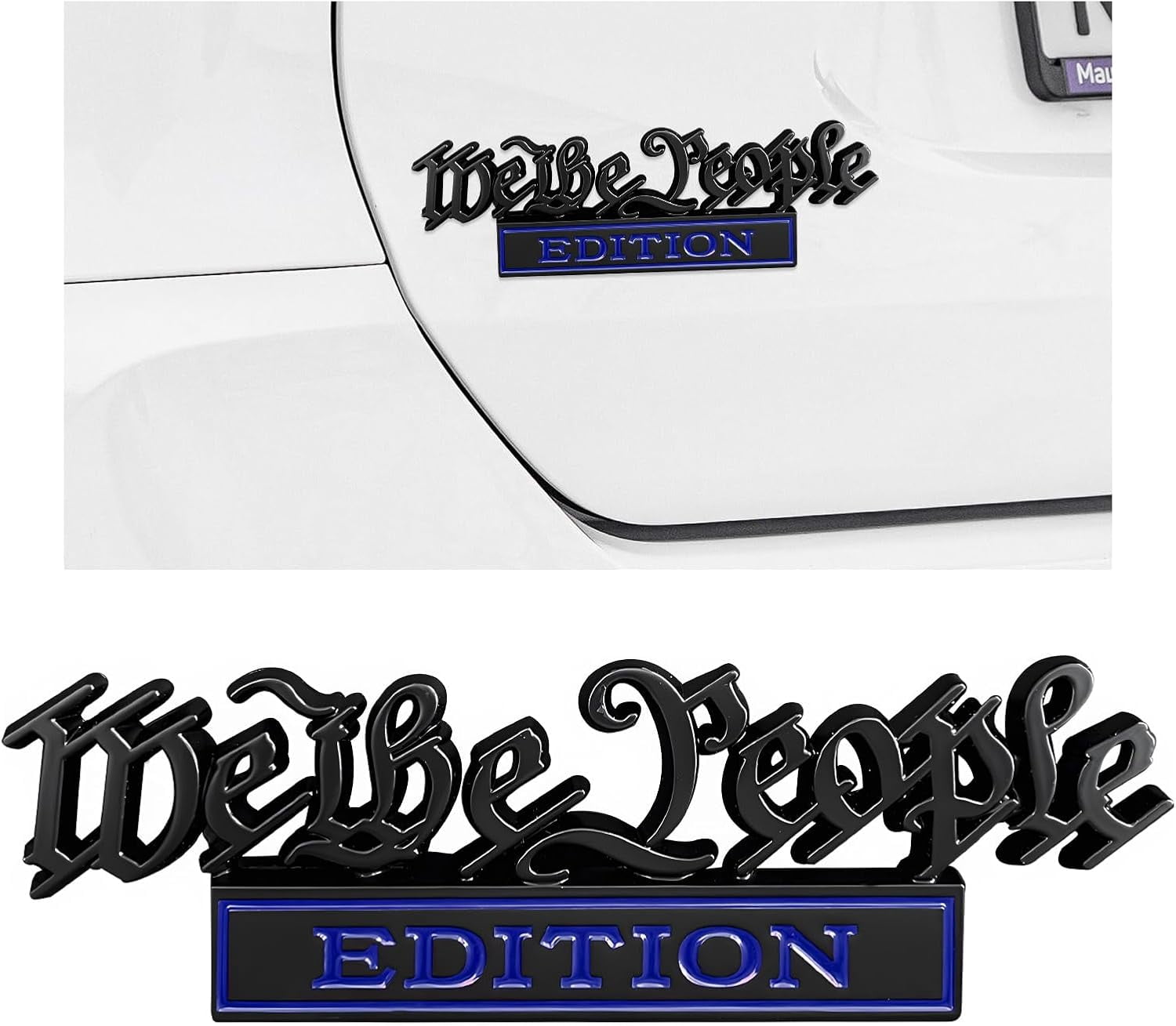 XD3-Car Emblem Decal Labels, We The People & Combat Veteran Style ...