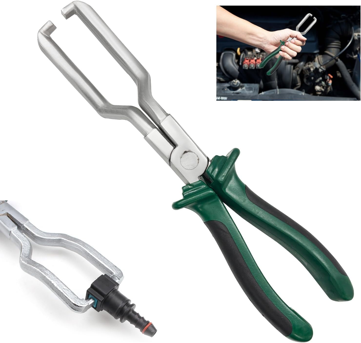 XD3-Car Fuel Pipe Disconnect Pliers, Spark Plug Electric Heat Plug Fuel ...