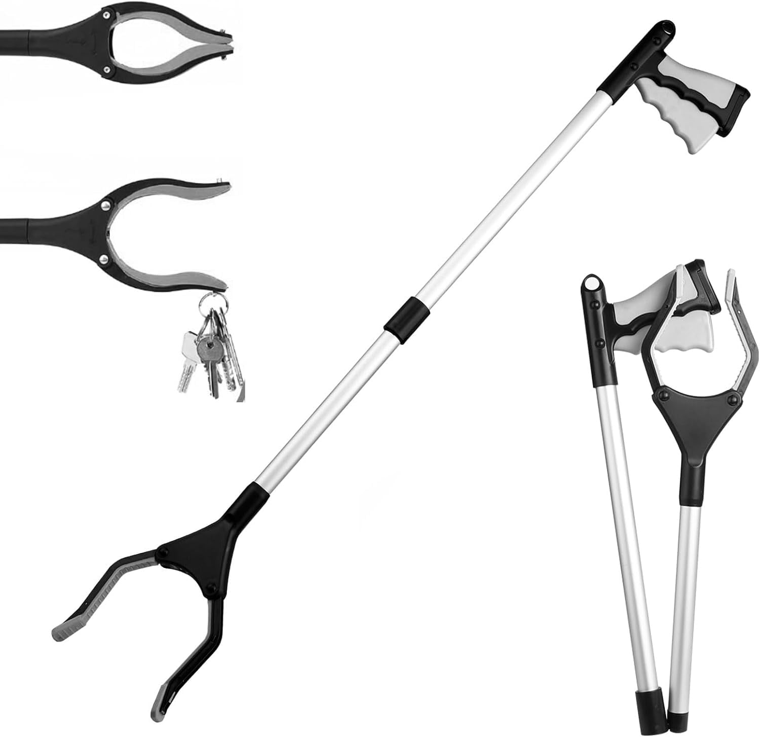 XD3-Grabber Reacher Tool 32" Grabbers for Seniors with Magnet Foldable ...