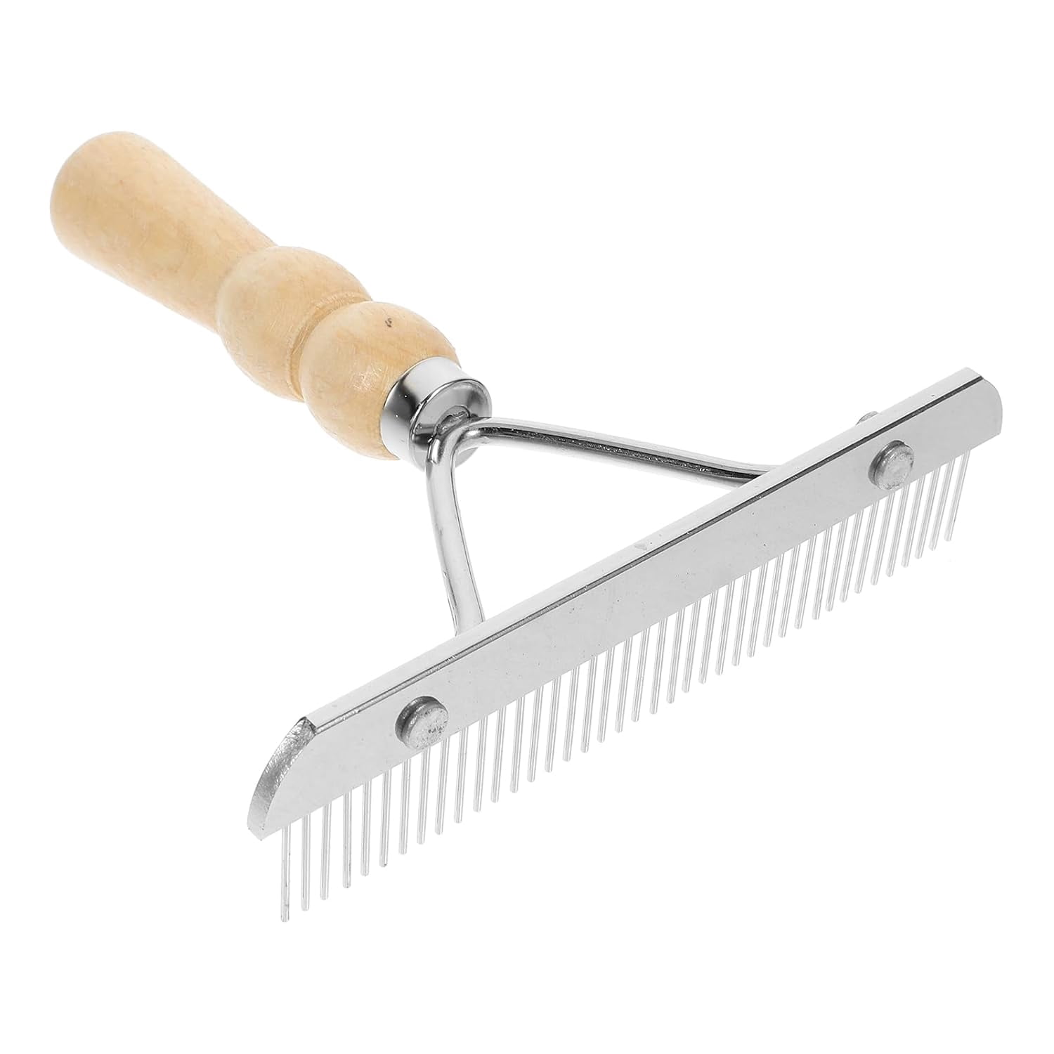 XD3-Horse Grooming Tool - Mane and Tail Comb with Wood Handle, Hair ...