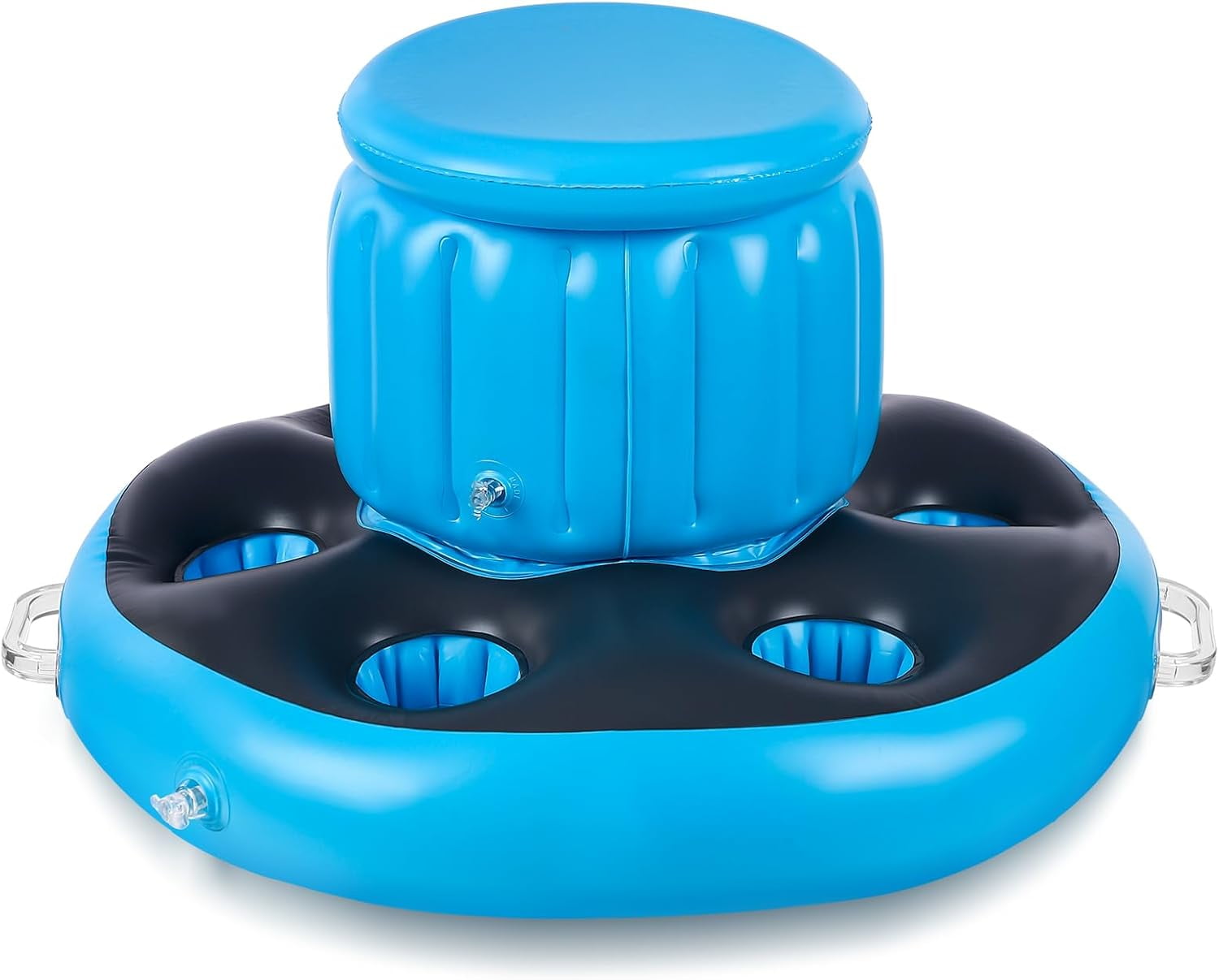 XD3-Inflatable Floating Cooler for Pools with 6 Built in Cup Holders ...