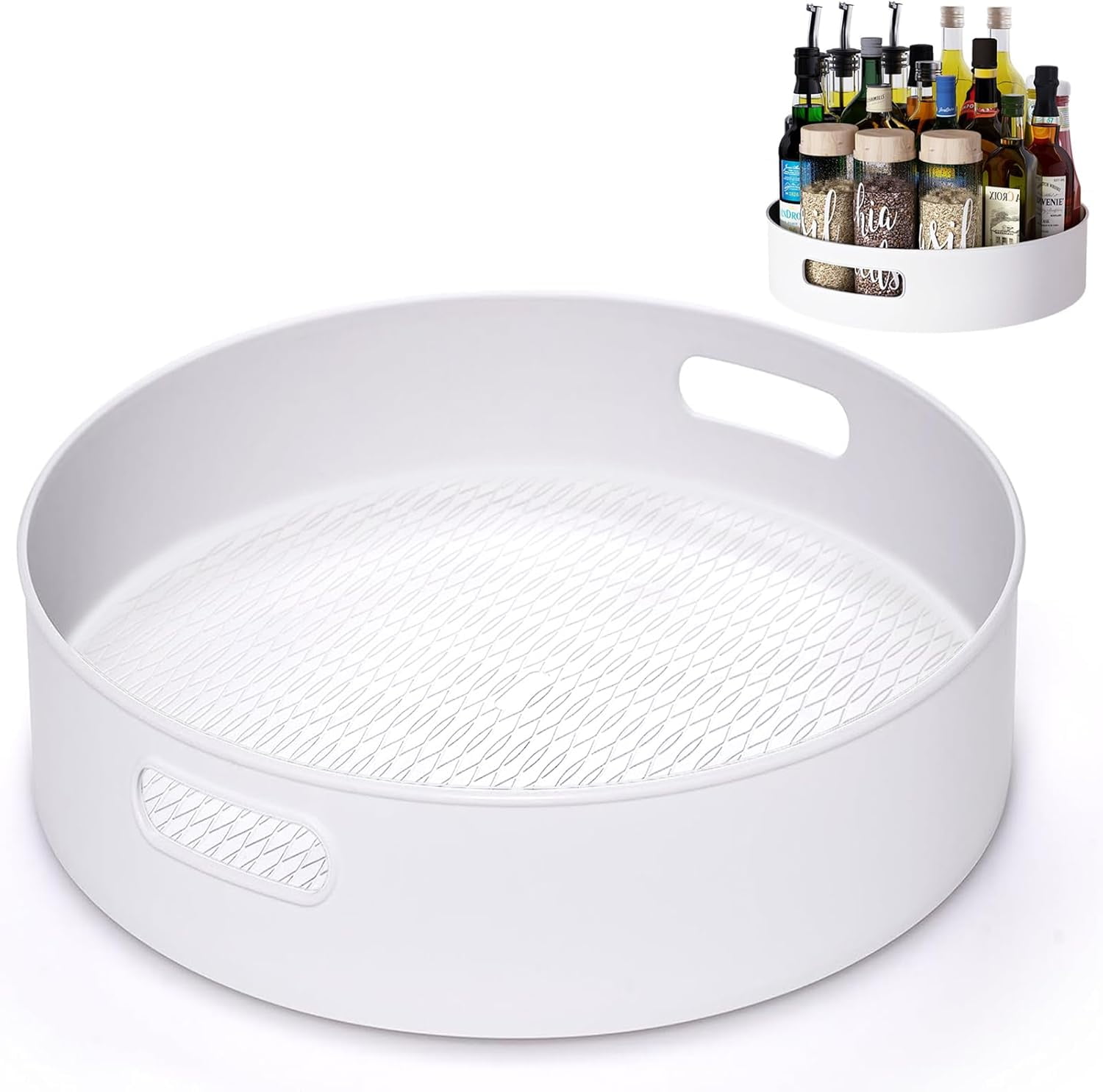 XD3-Lazy Susan Turntable Rotates Organizer Space Saver Round Turntable ...