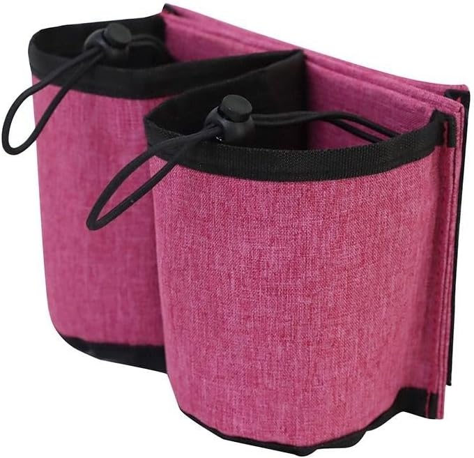 XD3-Luggage Travel Cup Holder,Universal Suitcase Cup Holder Hold Two ...