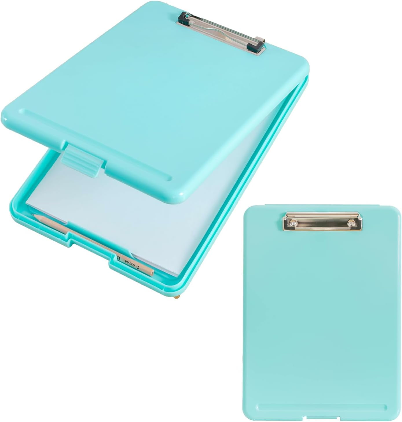 XD3-Plastic Storage Clipboard, Nurse Clip Boards 8.5x11 with Storage ...