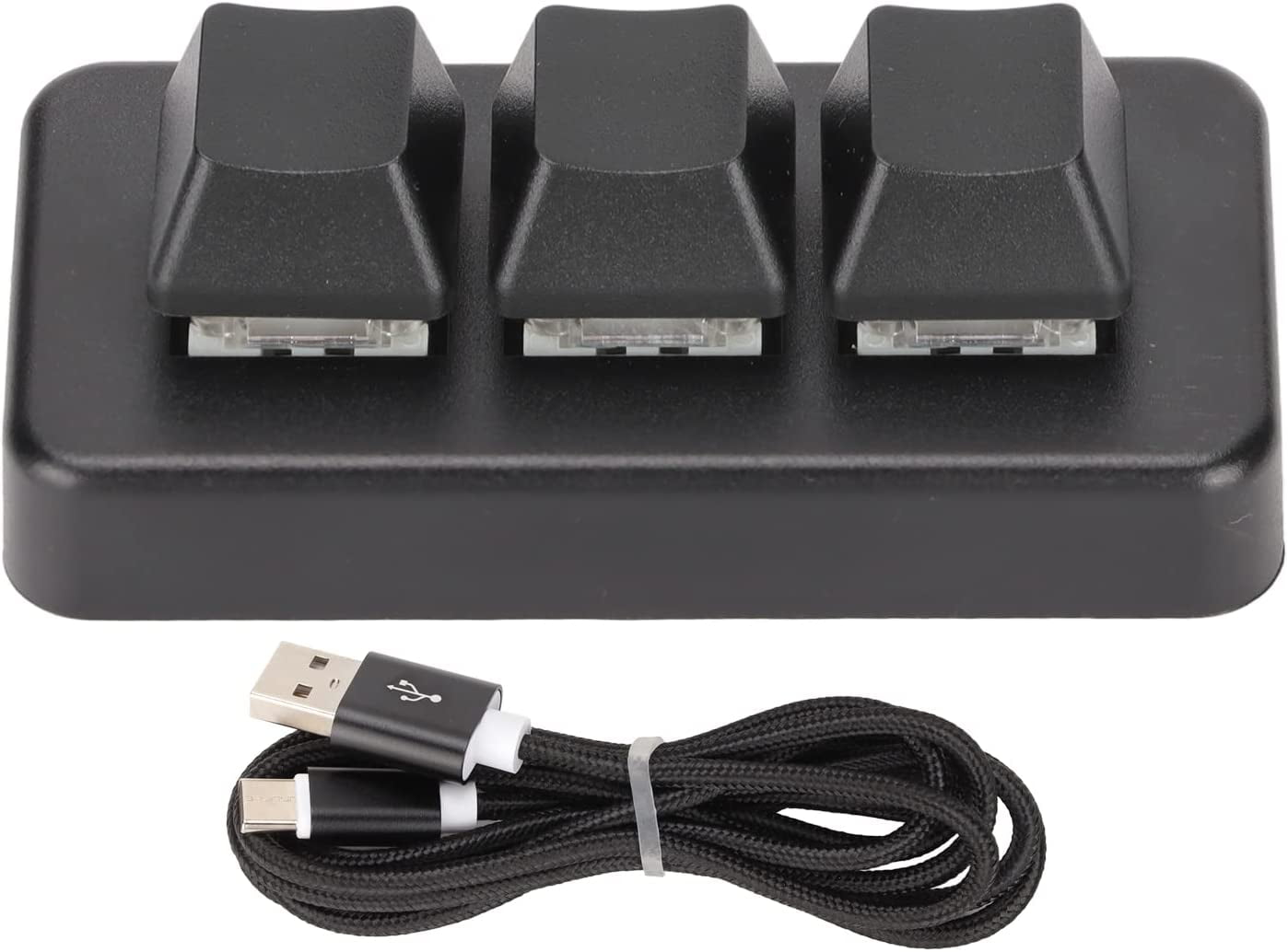 XD3-Programmable Macro Keyboard, RGB Backlit 3 Keys Mechanical Gaming ...