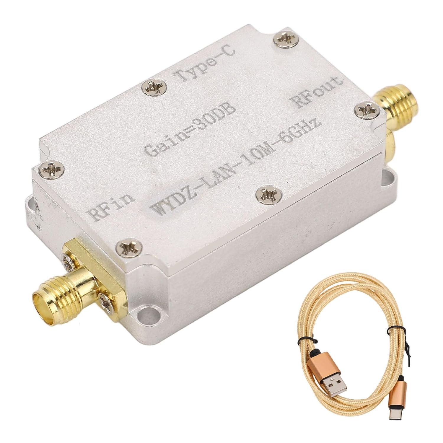 XD3-RF Wide Band Amplifier LNA 10M‑6Ghz Low Noise Amplifier Audio ...