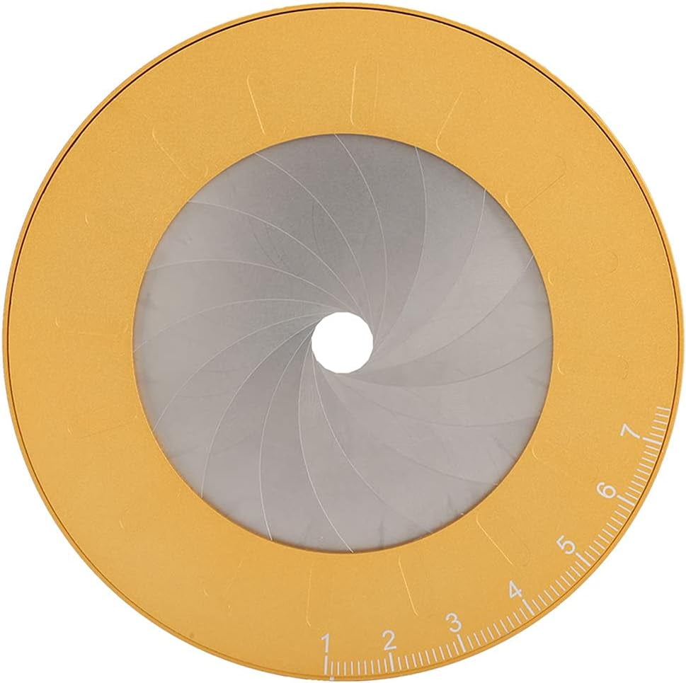 XD3-Round Circle Template Ruler Tool, Rotary Circle Template Measuring ...