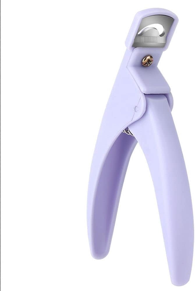 XD4-1 PC Pink Nail Tips Cutter Nail Art Clipper Nail Edge Cutter U ...