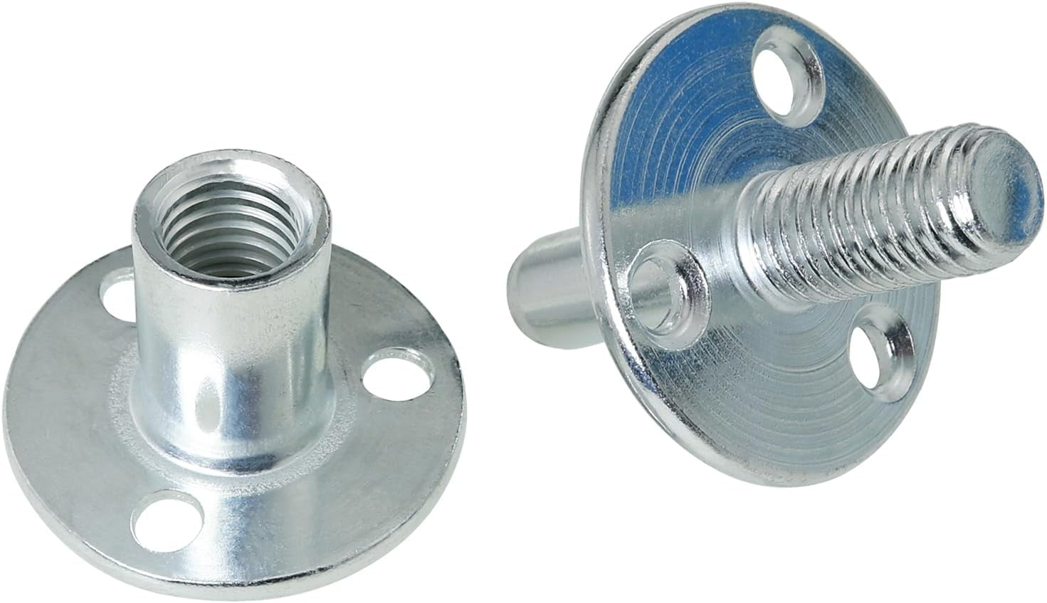 XD4-1 Set M12 Metal Bed Post Connector Screw in T Nut Bed Post ...