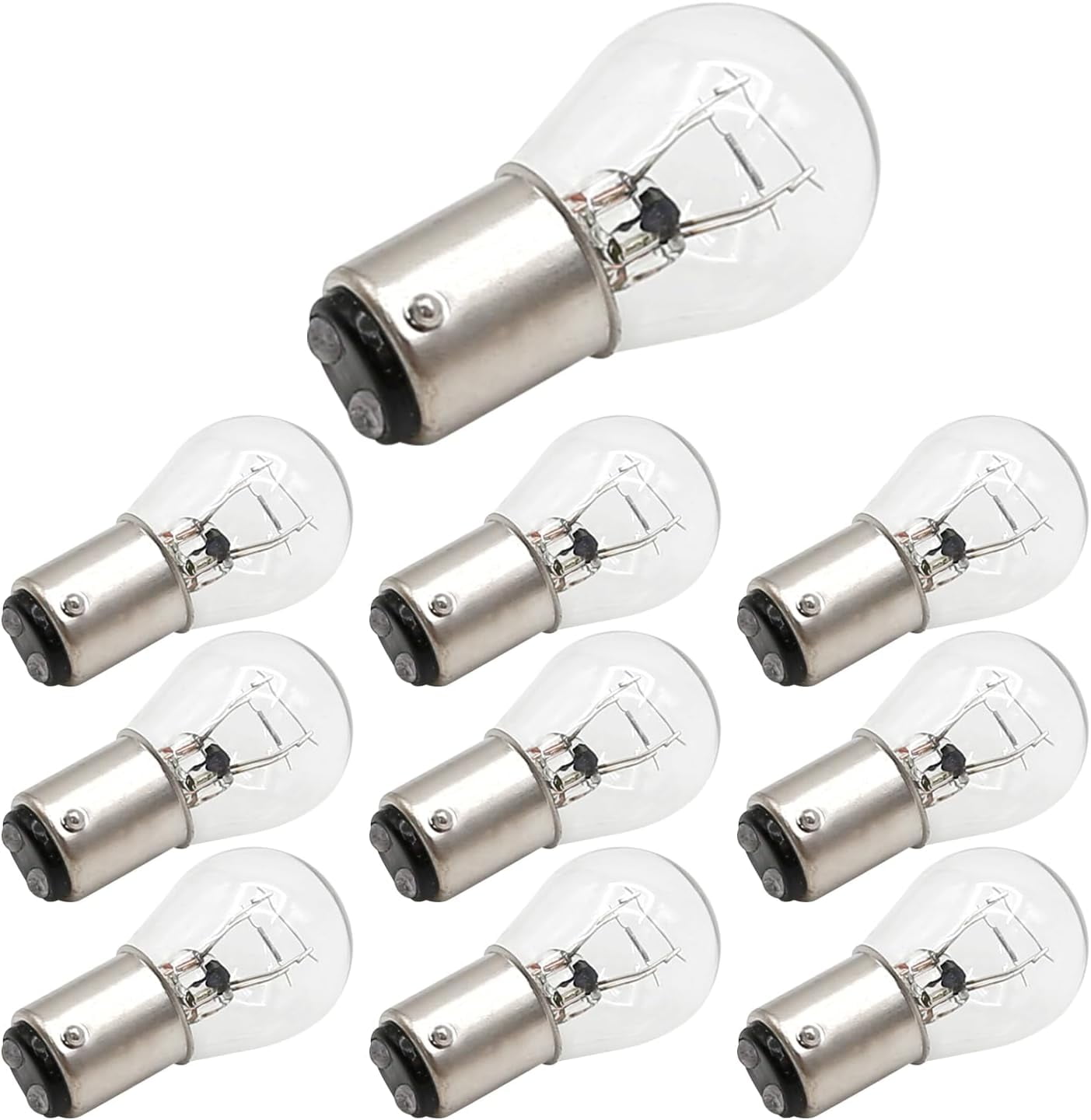 XD4-10 Pcs 6V 21/5W Tail Brake Light Bulb Tail Light Assemblies ...